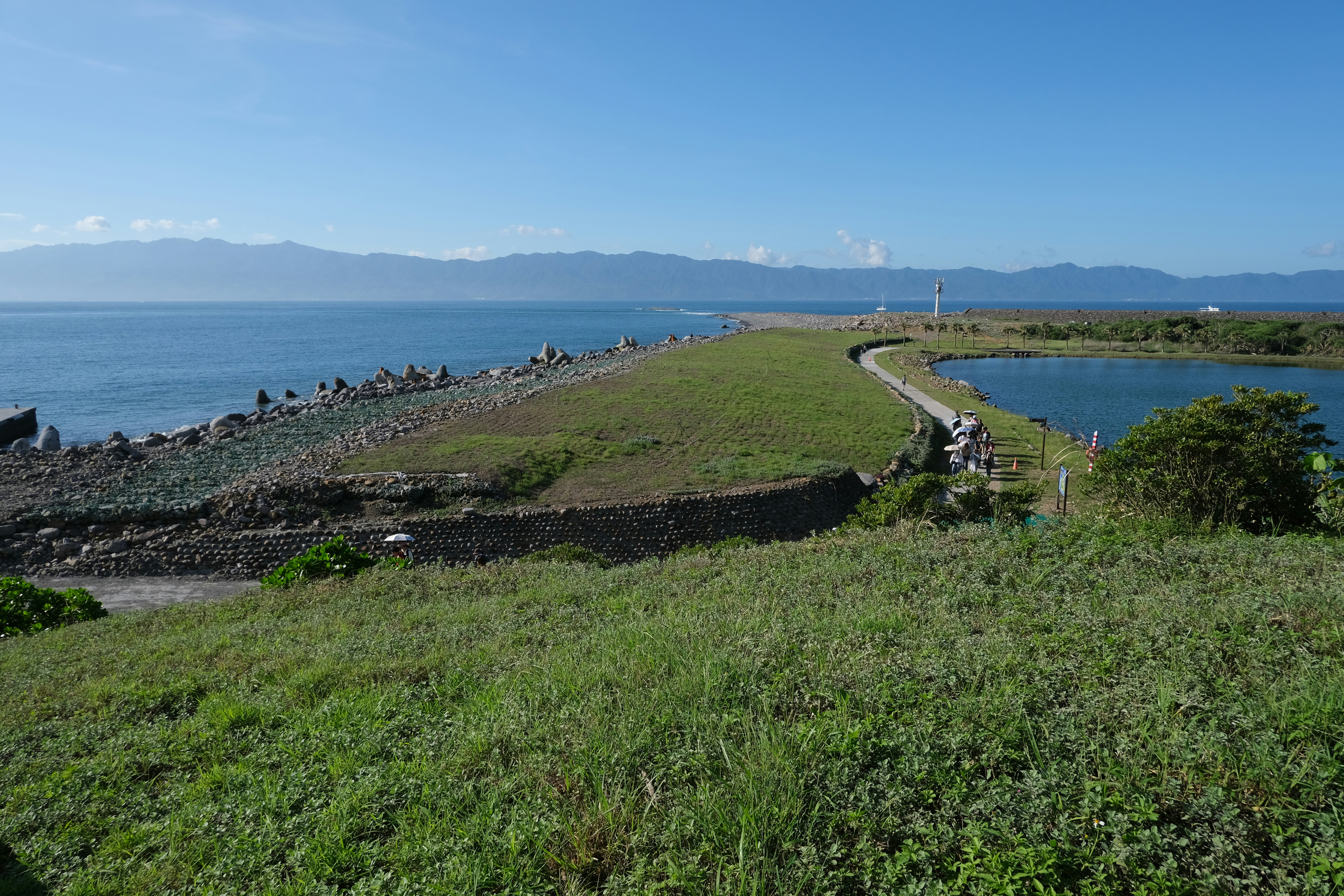 The Tranquil Convergence of Land and Sea
