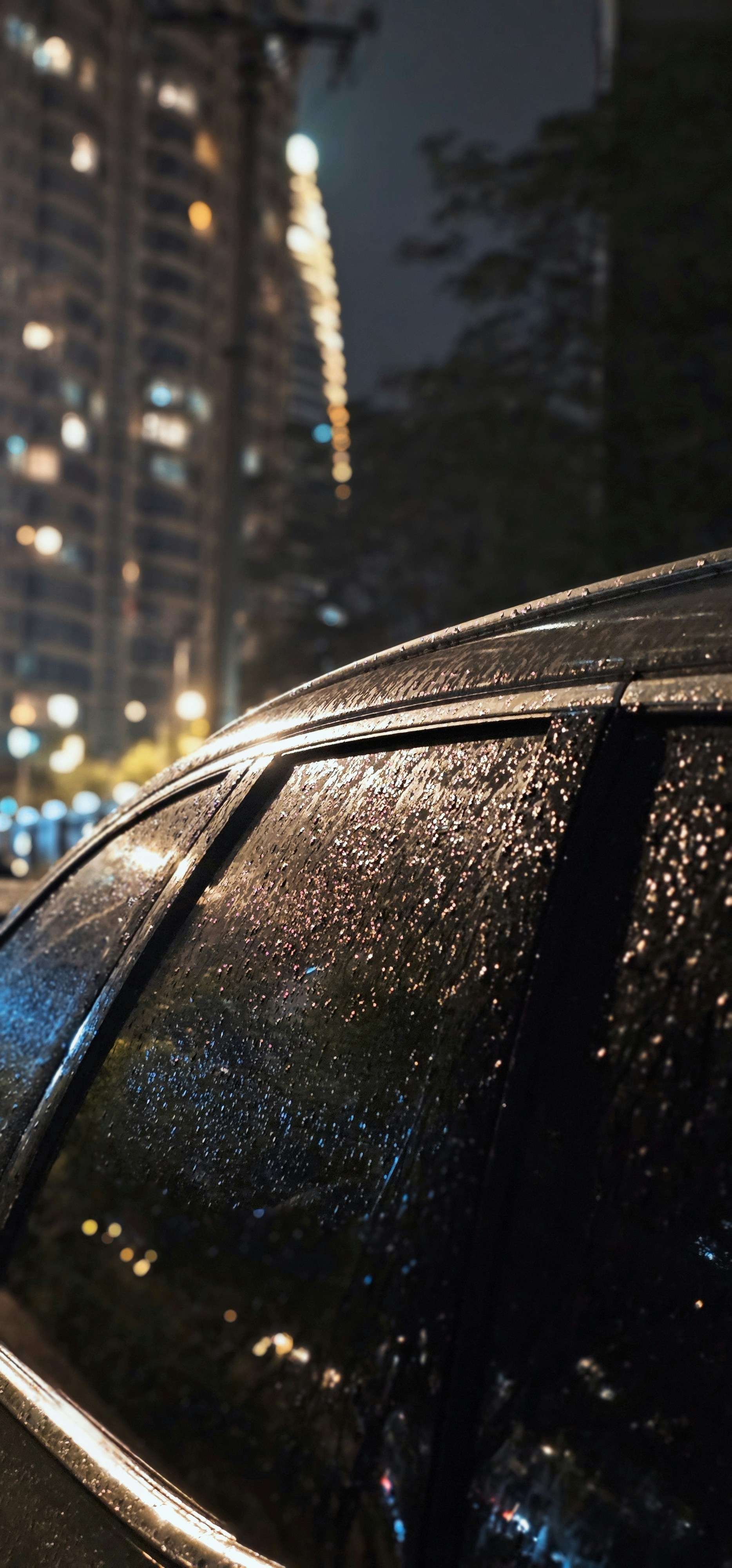 Raindrops on the Edge of Night