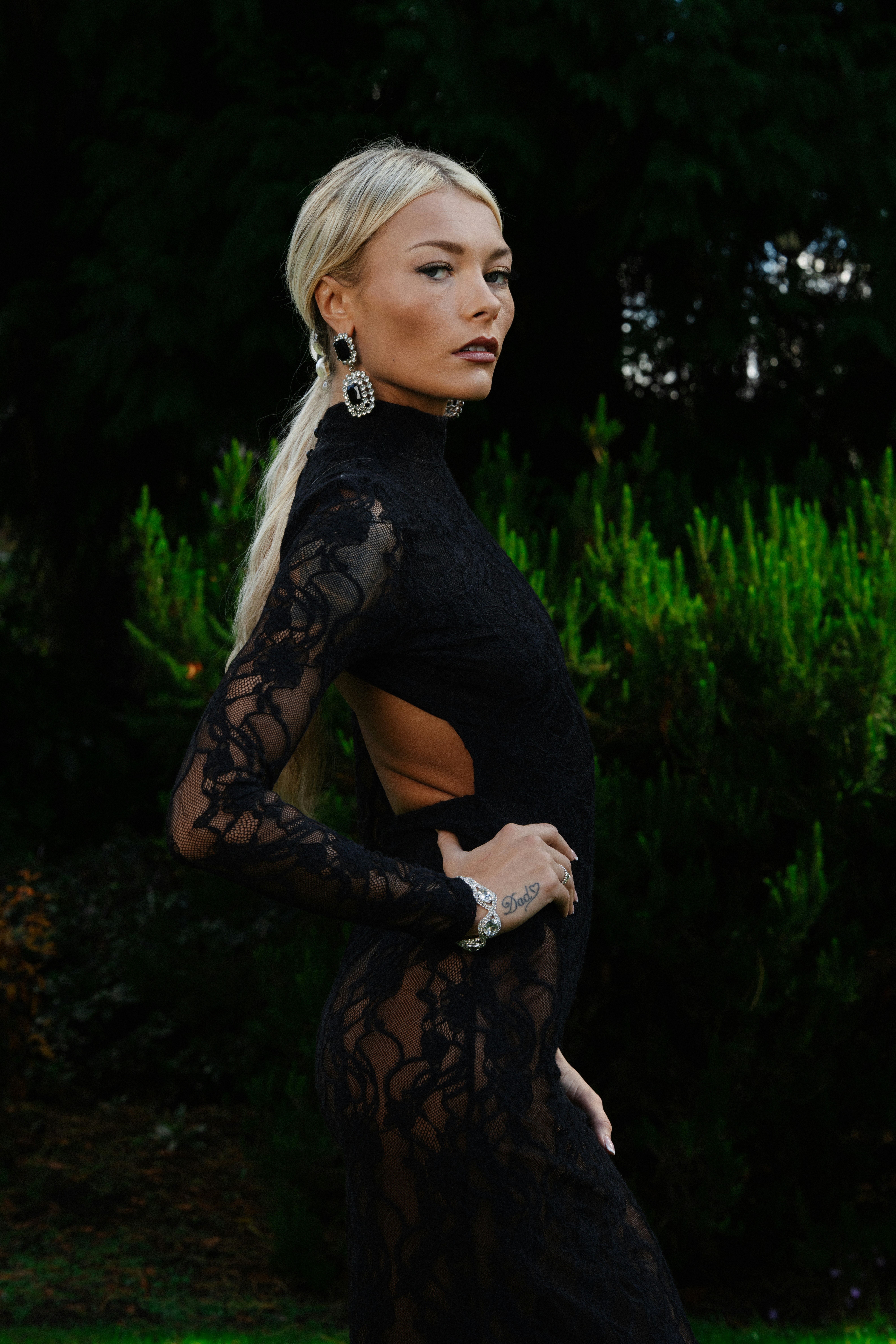 Elegance in Shadows: A Modern Muse
