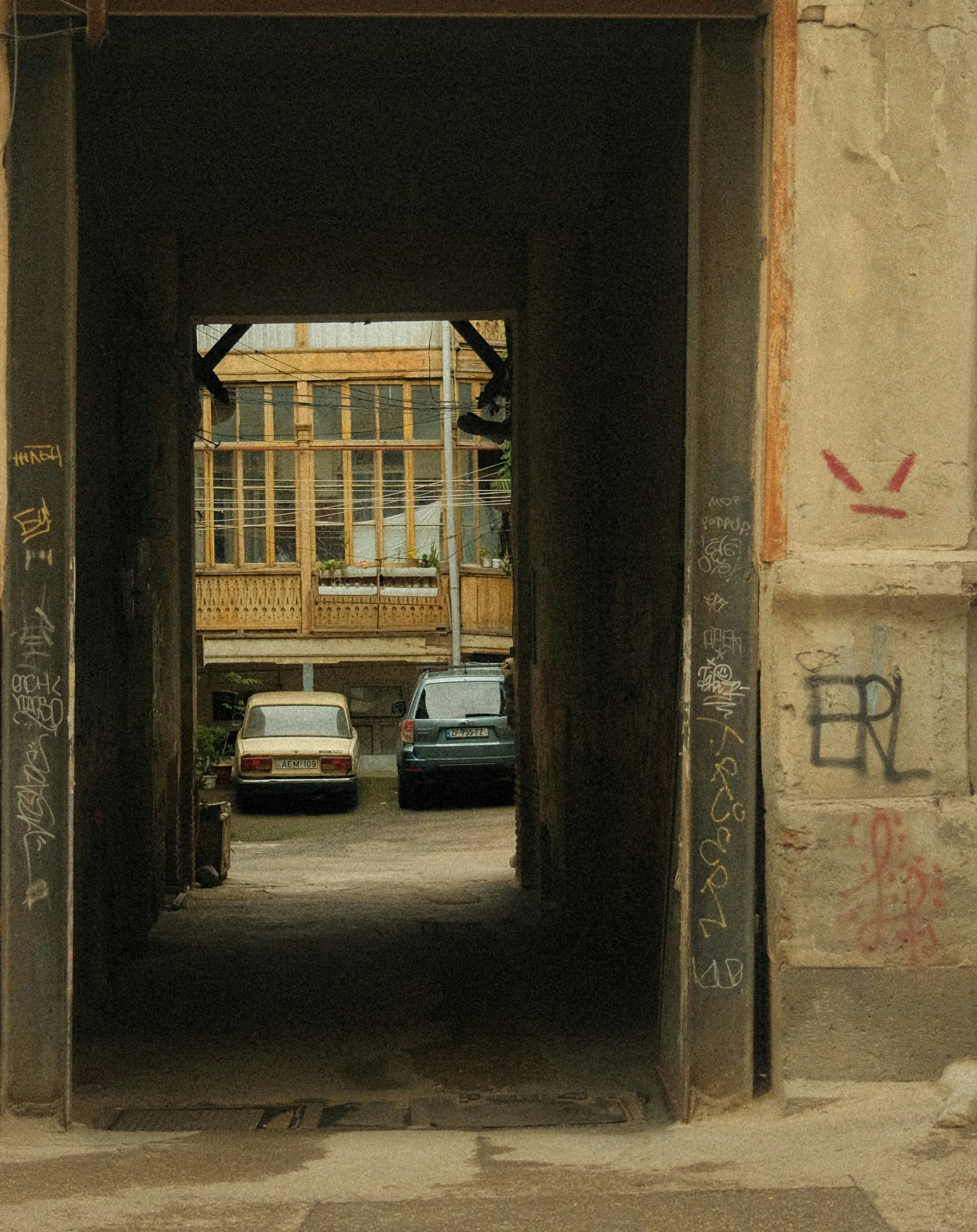 Urban Passageway: A Glimpse into the Past