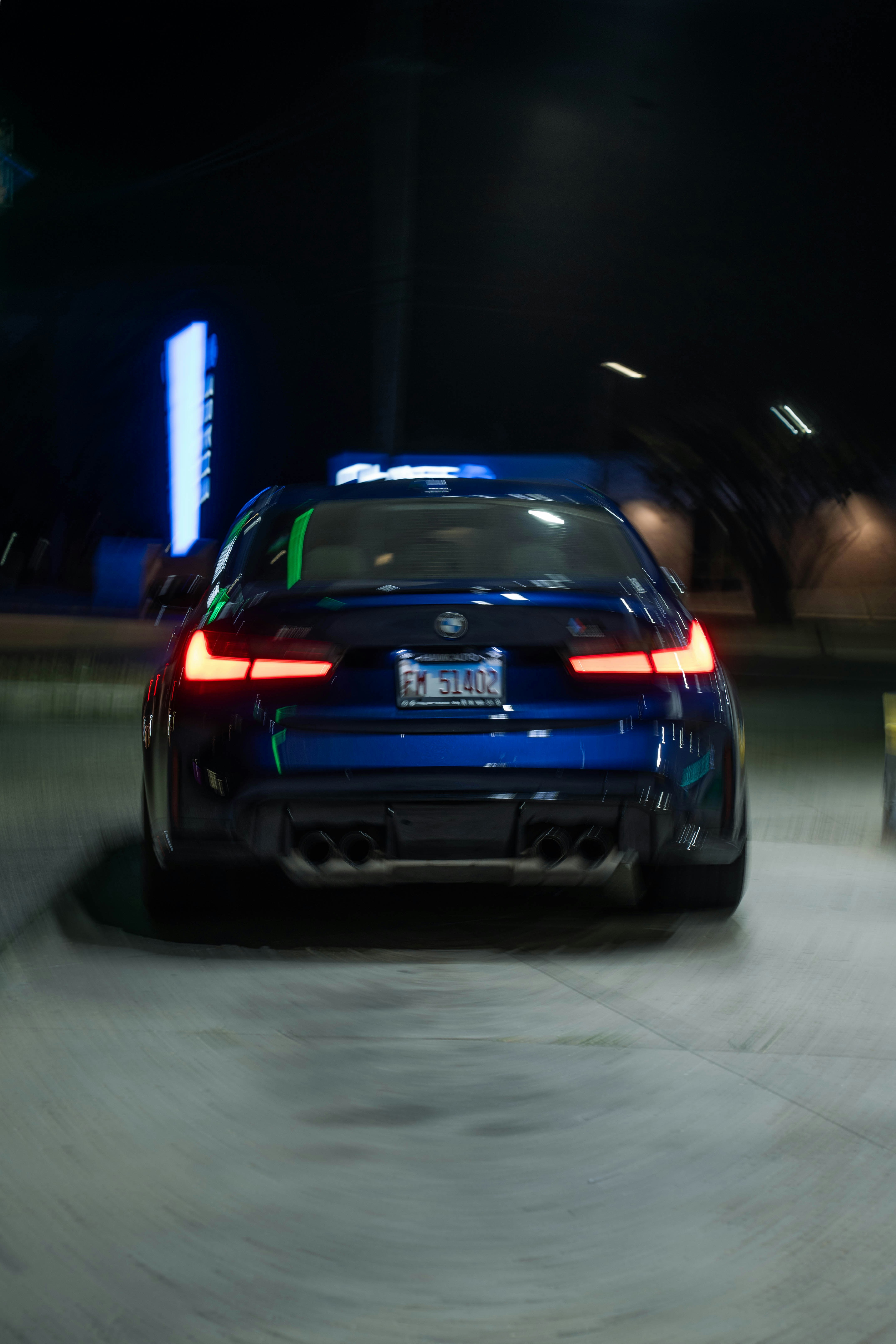 Velocity in Motion: A Nighttime Escape