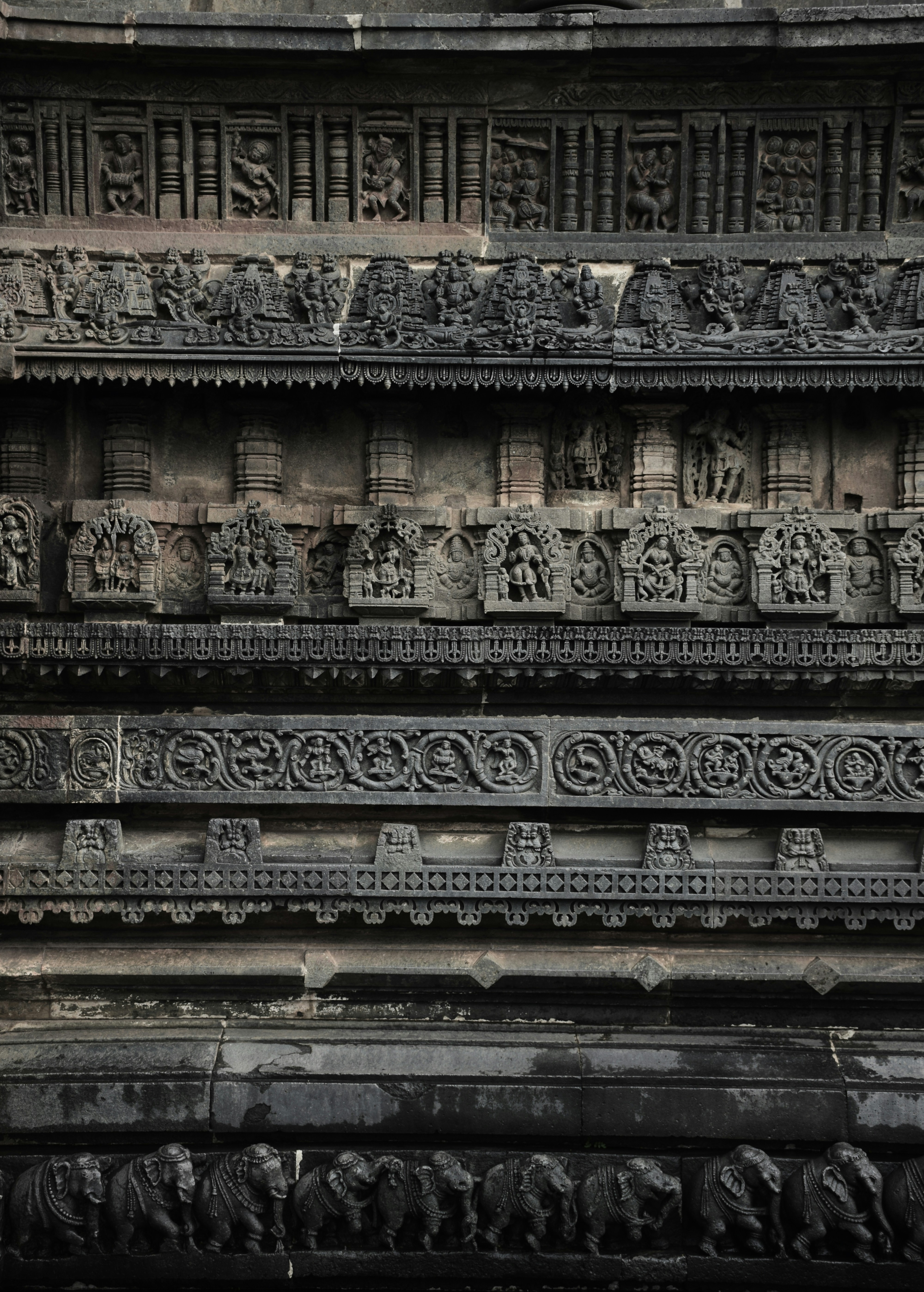 Echoes in Stone: Friezes on a Temple Facade