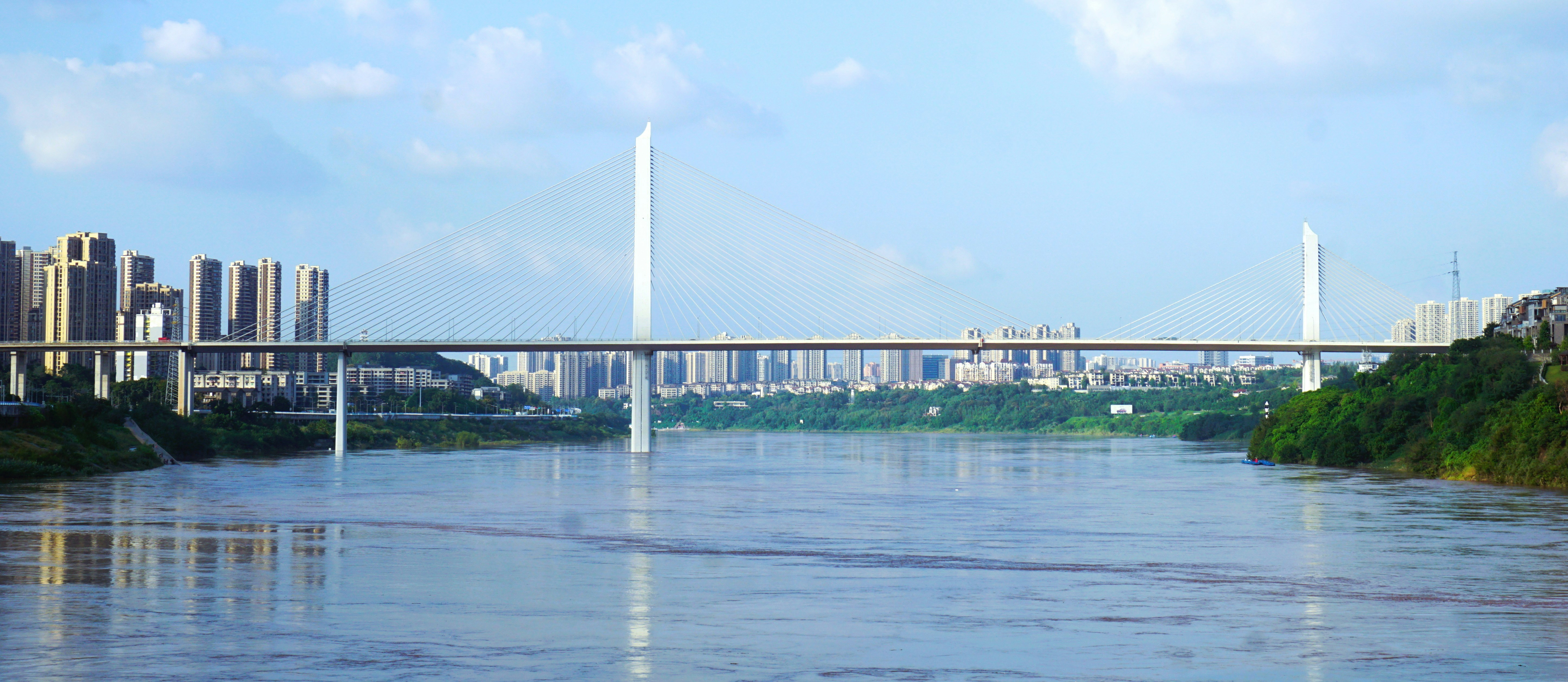 Urban Serenity: The Bridge Over Tranquil Waters
