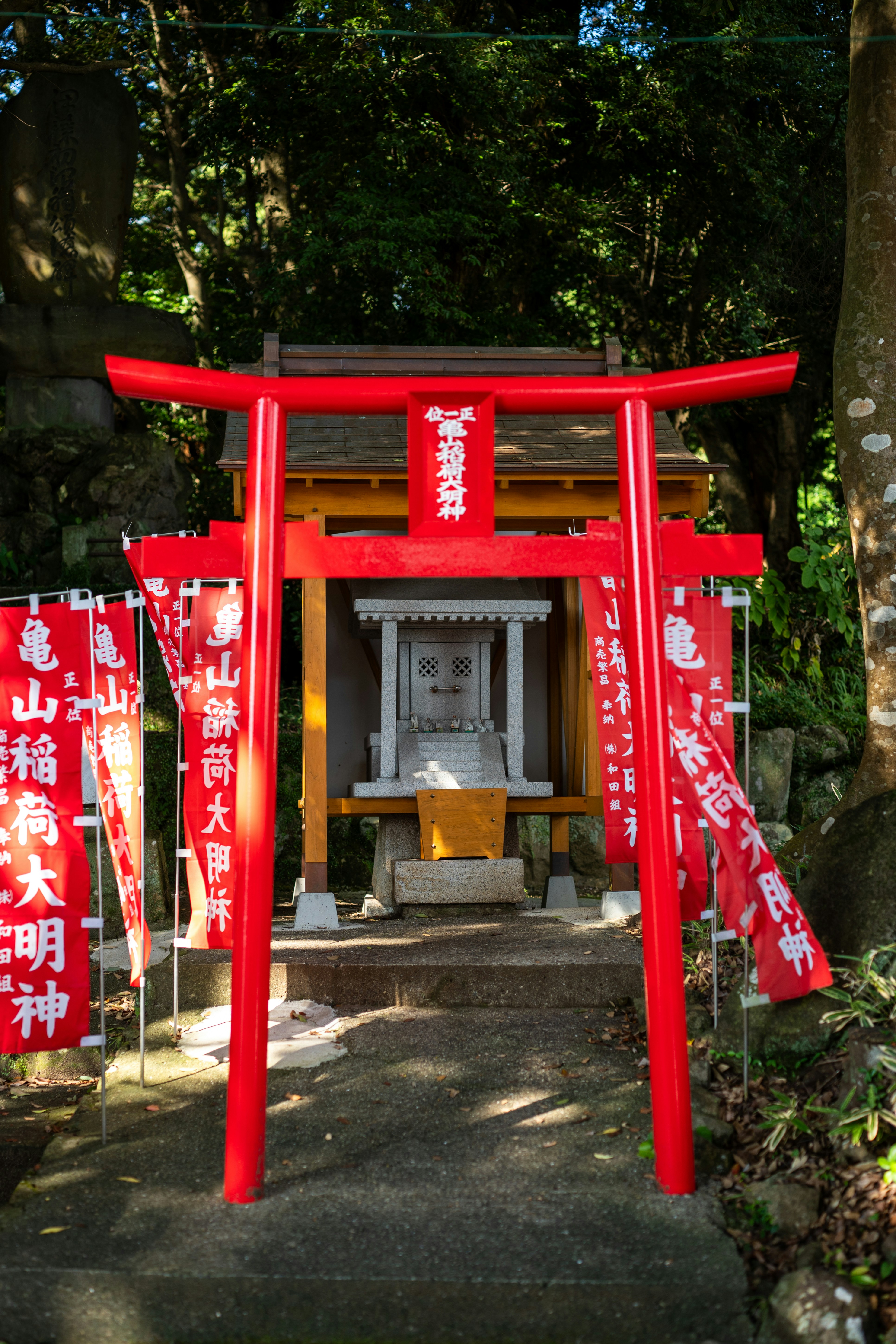Gateway to Tranquility: A Shrine's Embrace