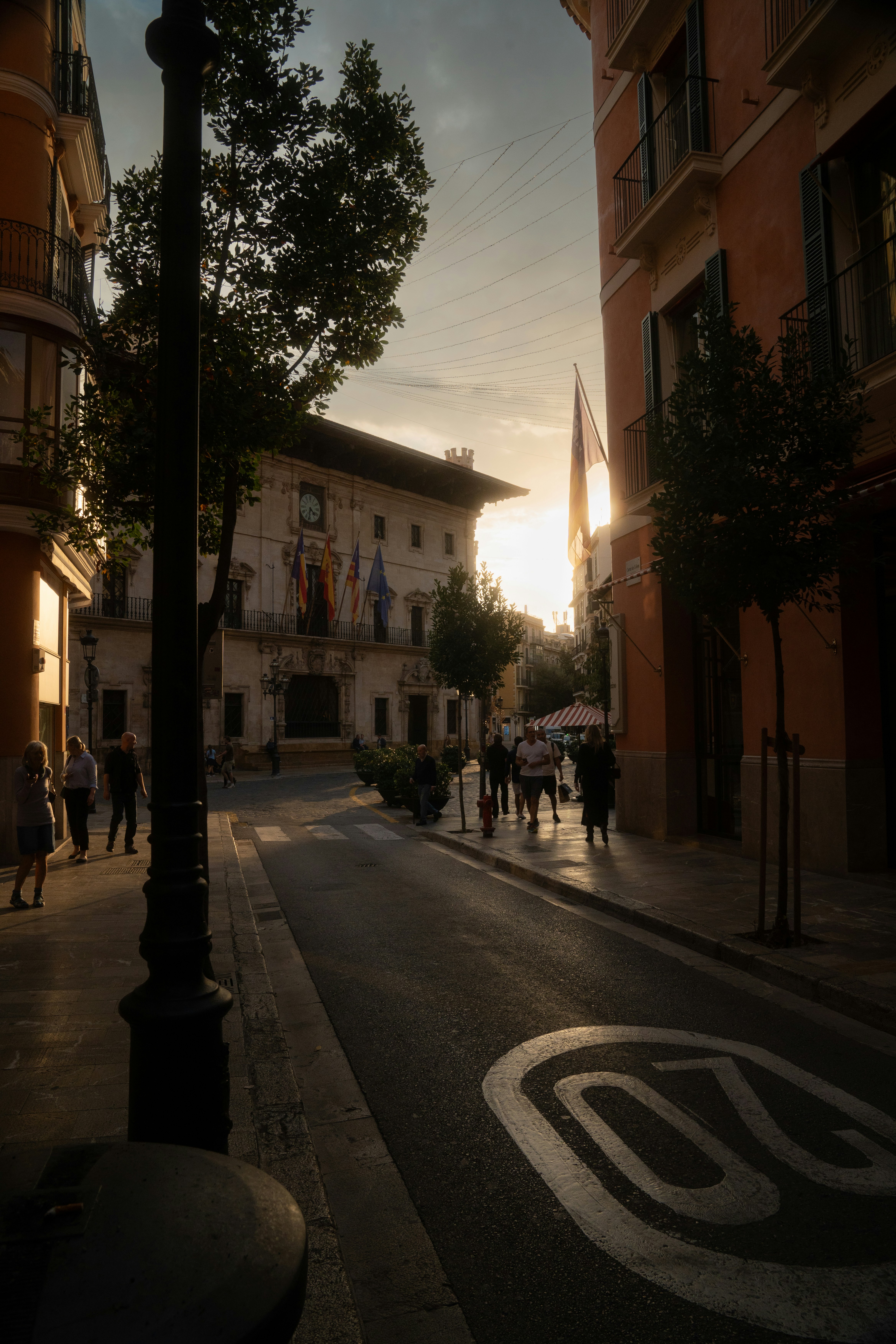 Evening Stroll Through Historic Streets