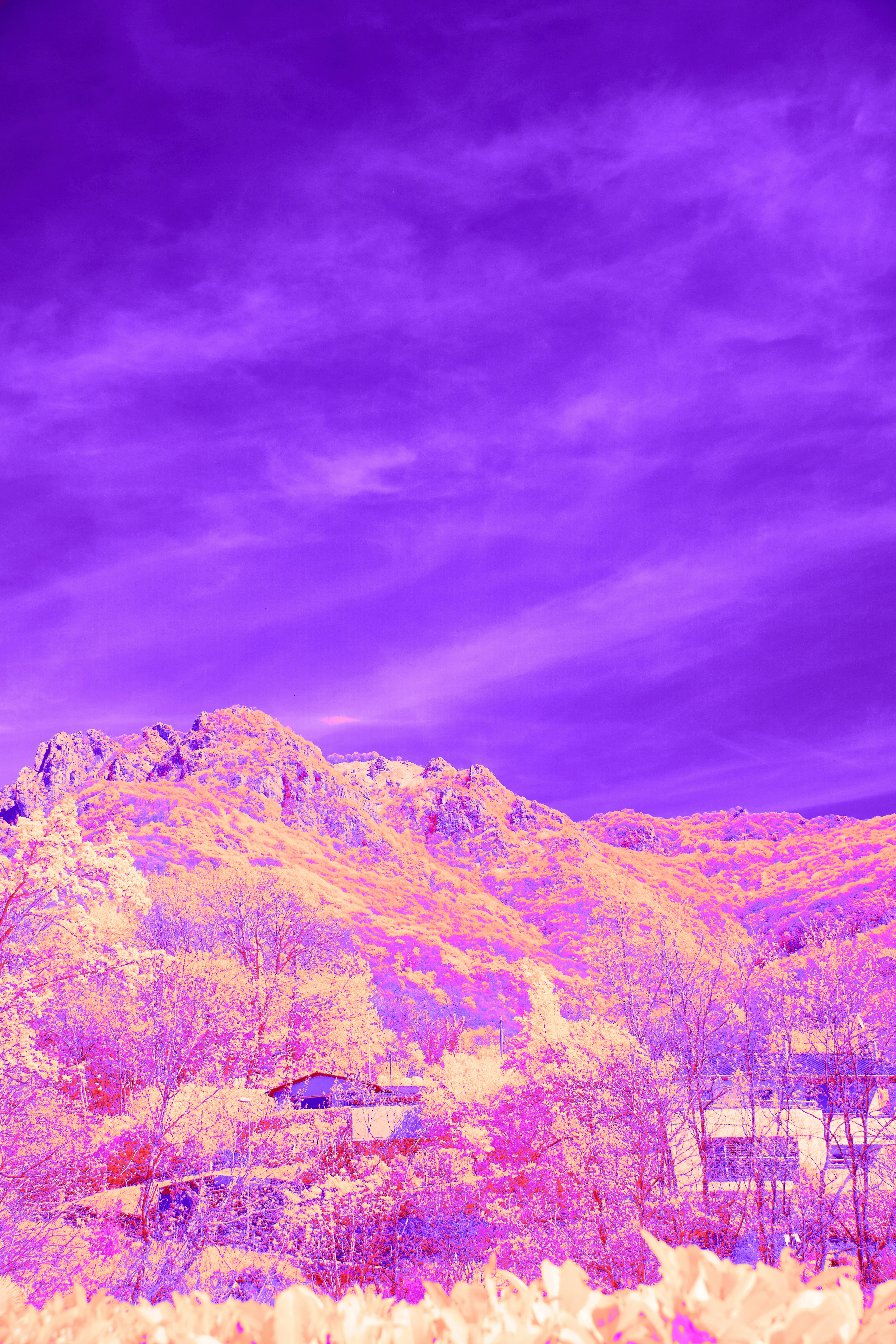 Surreal Peaks: A Chromatic Reverie