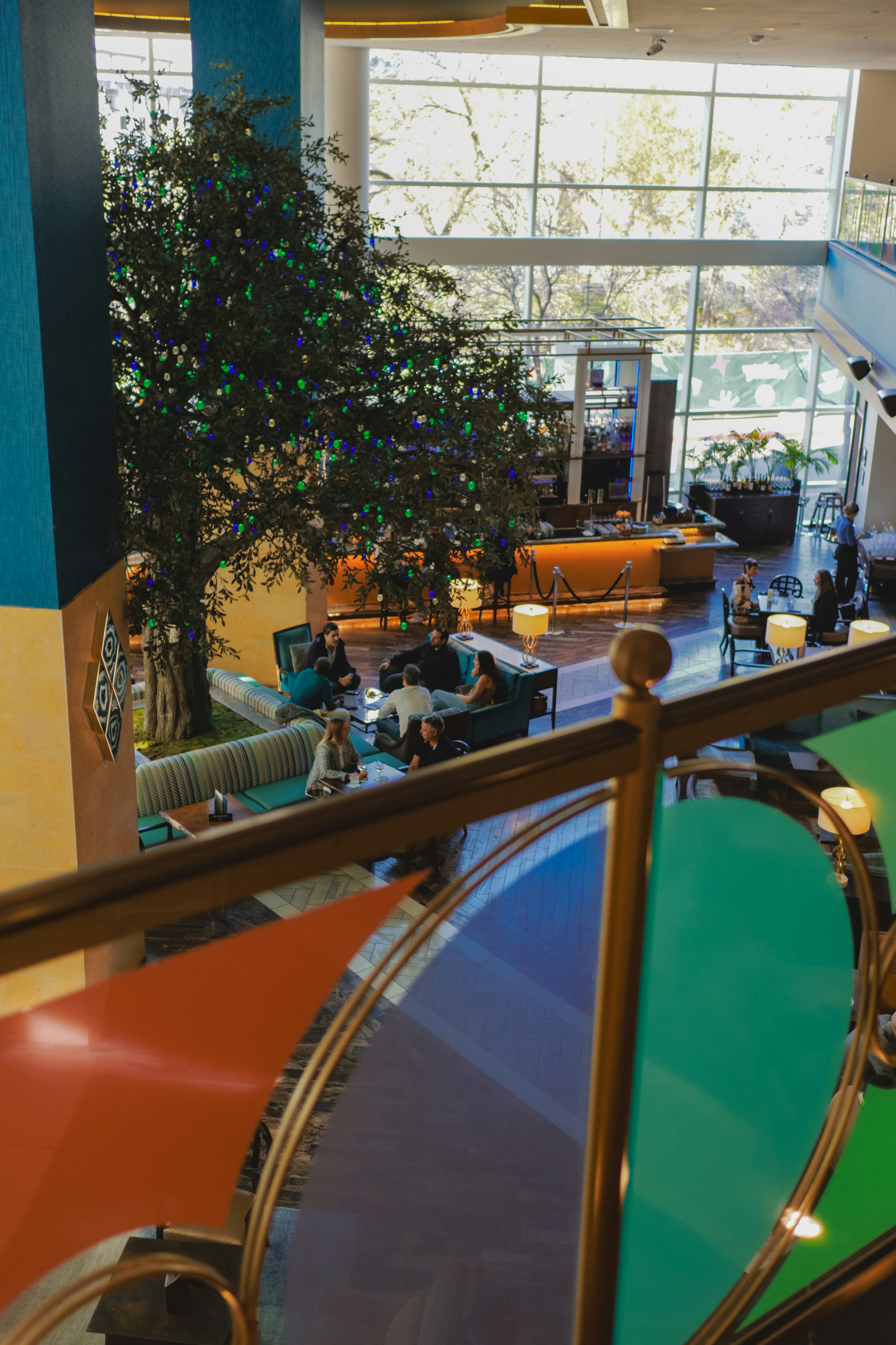 A Vibrant Gathering Space Under the Canopy of Light