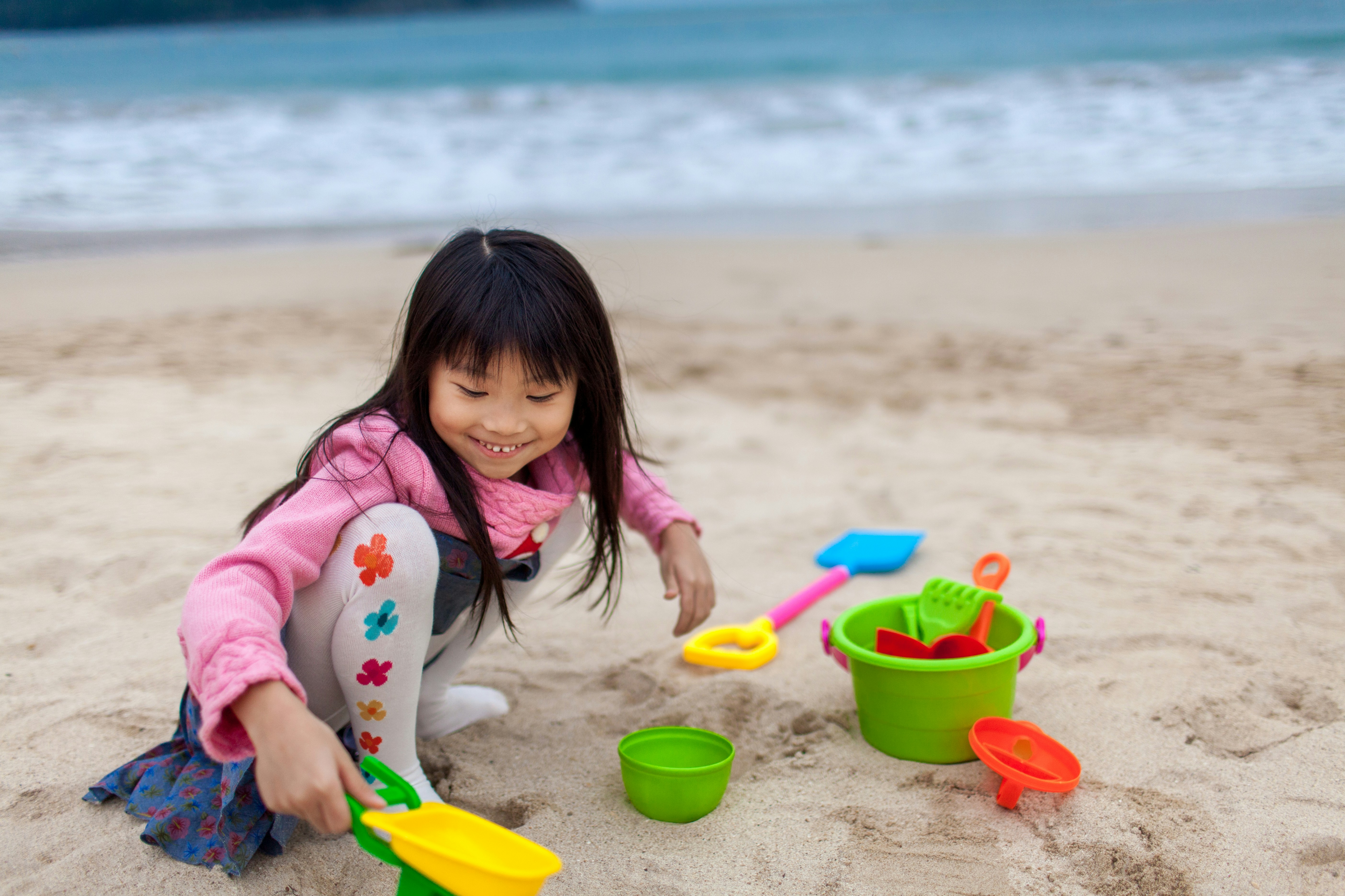 Joyful Moments by the Shoreline