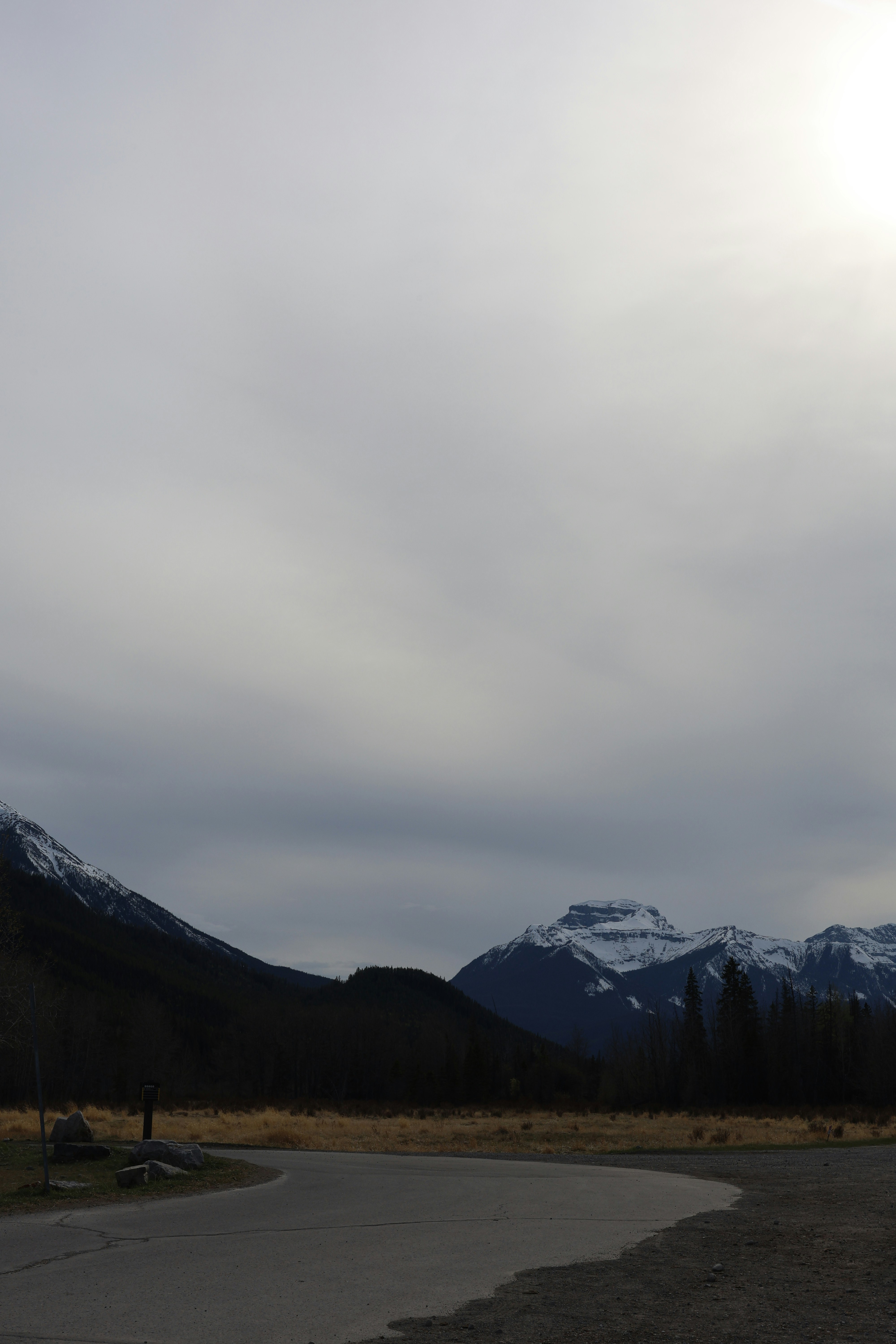 Winding Path Through Majestic Peaks