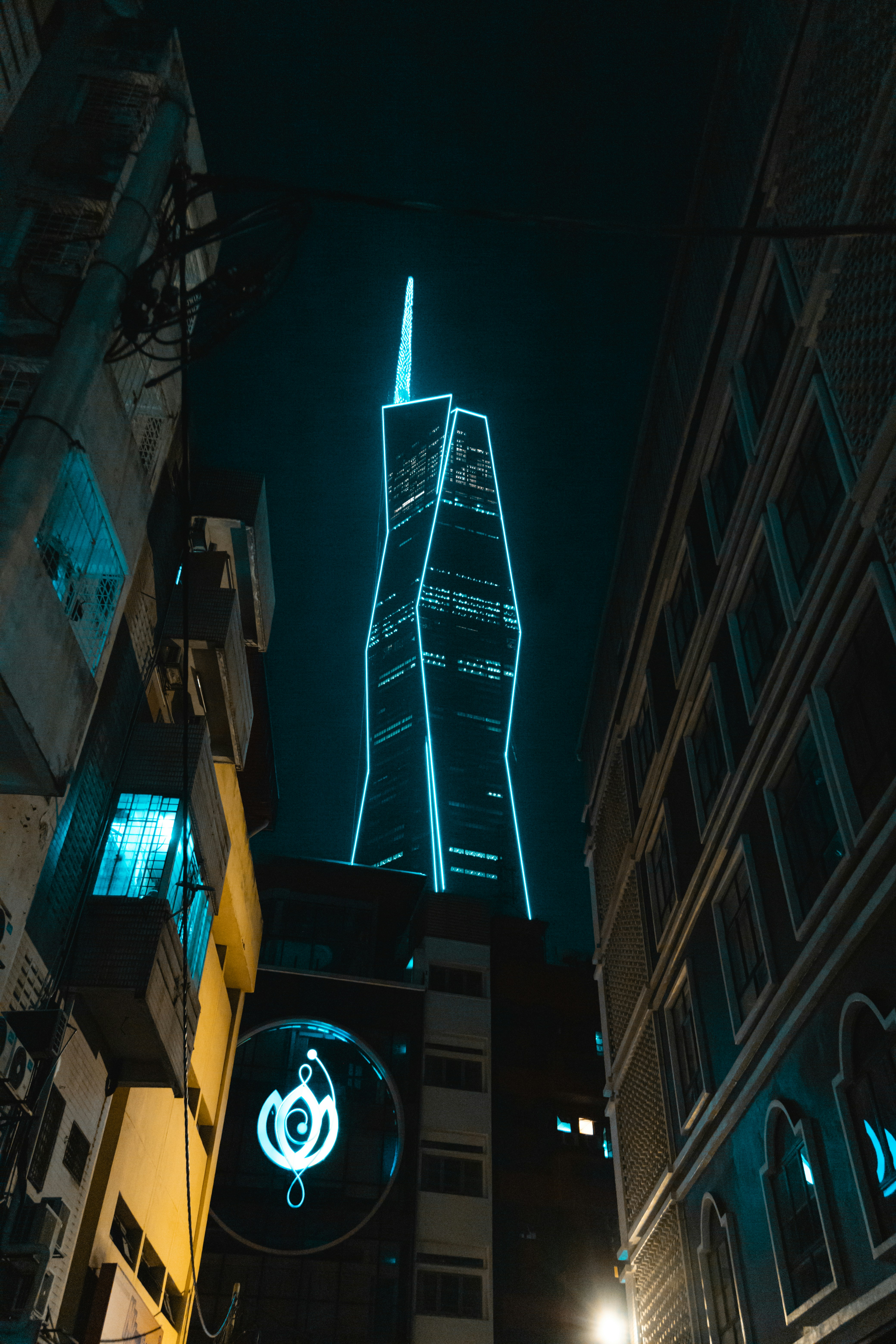 Urban Luminescence: A Towering Beacon