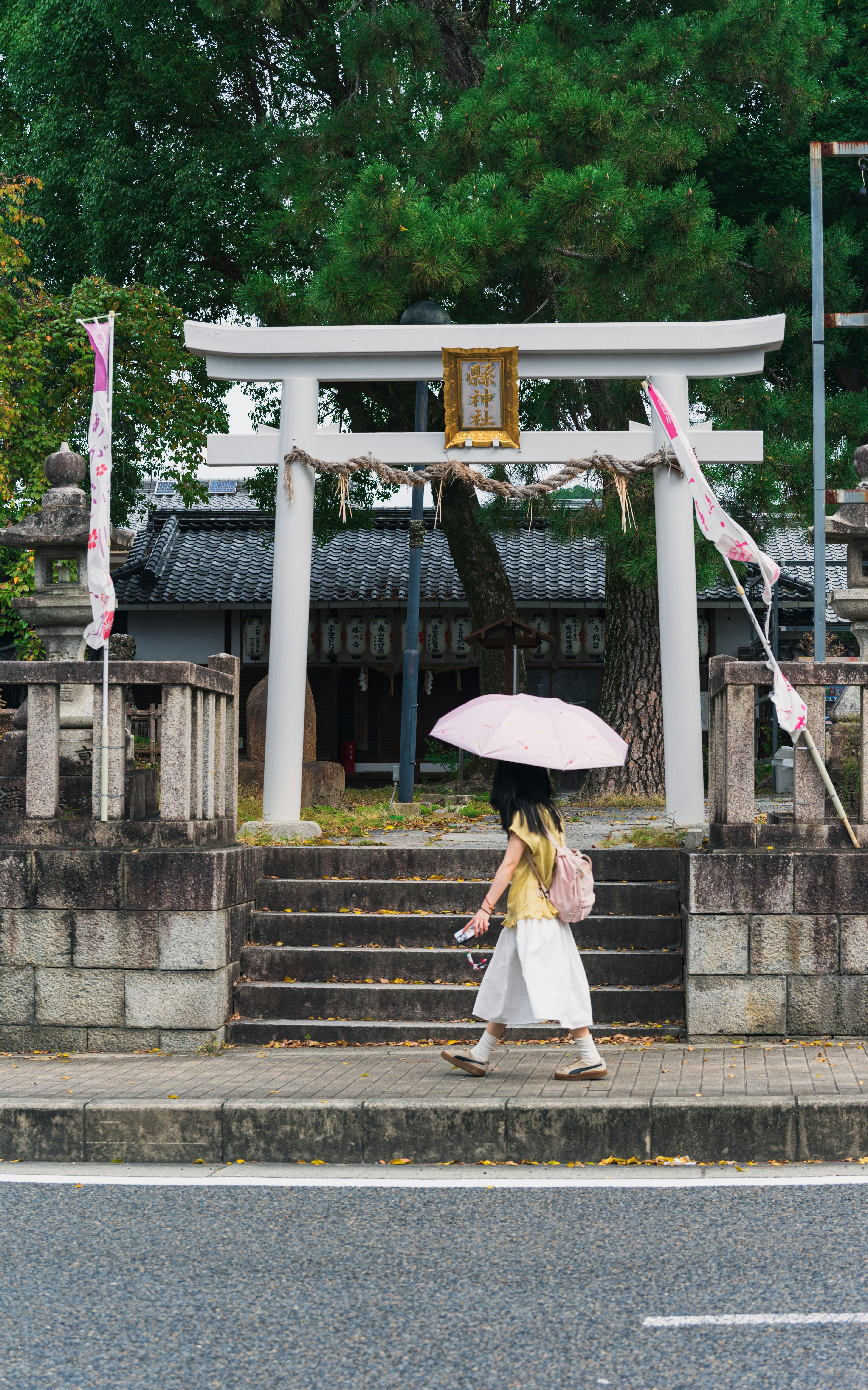 A Serene Stroll Through Tradition
