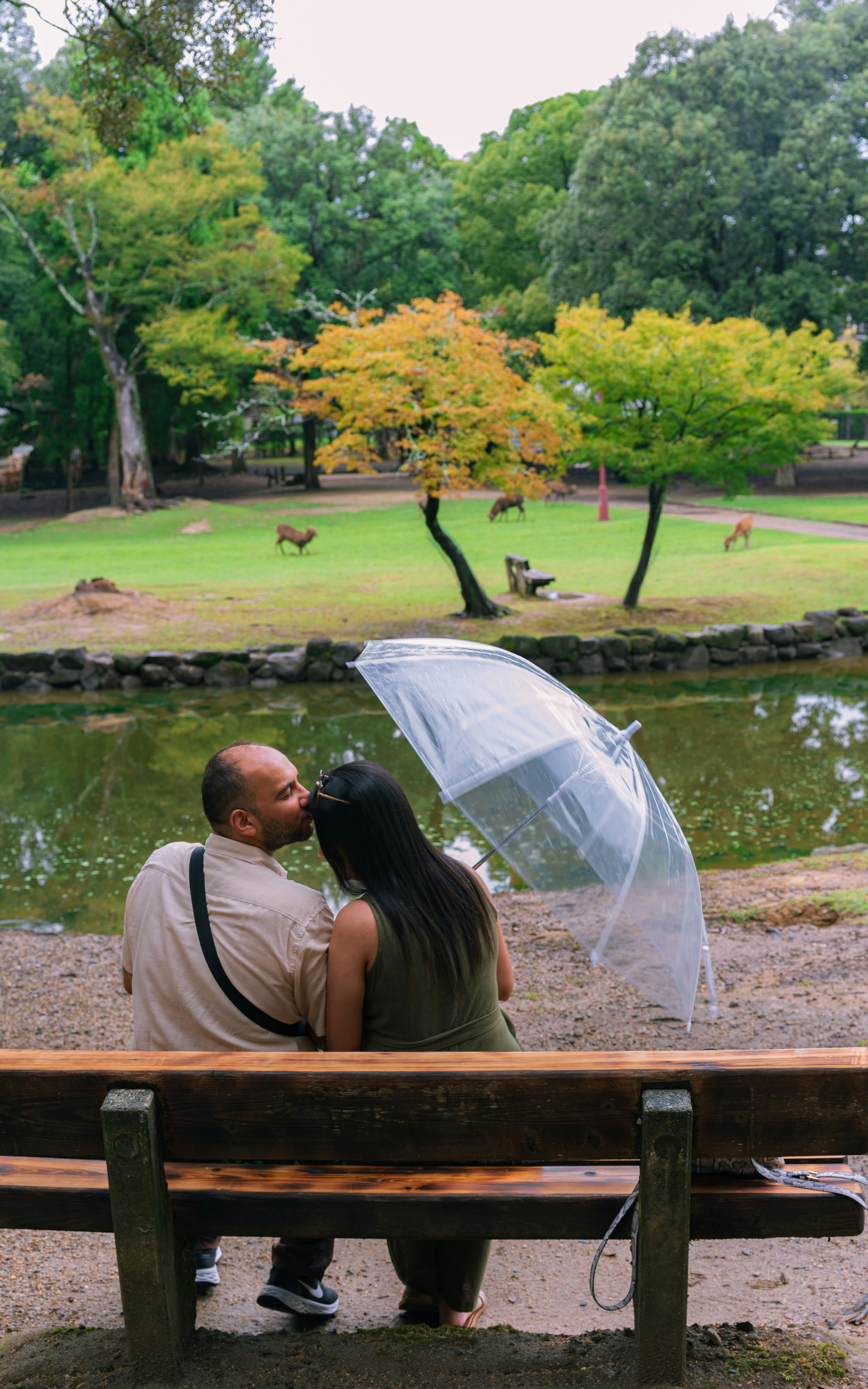 Whispers Beneath the Umbrella