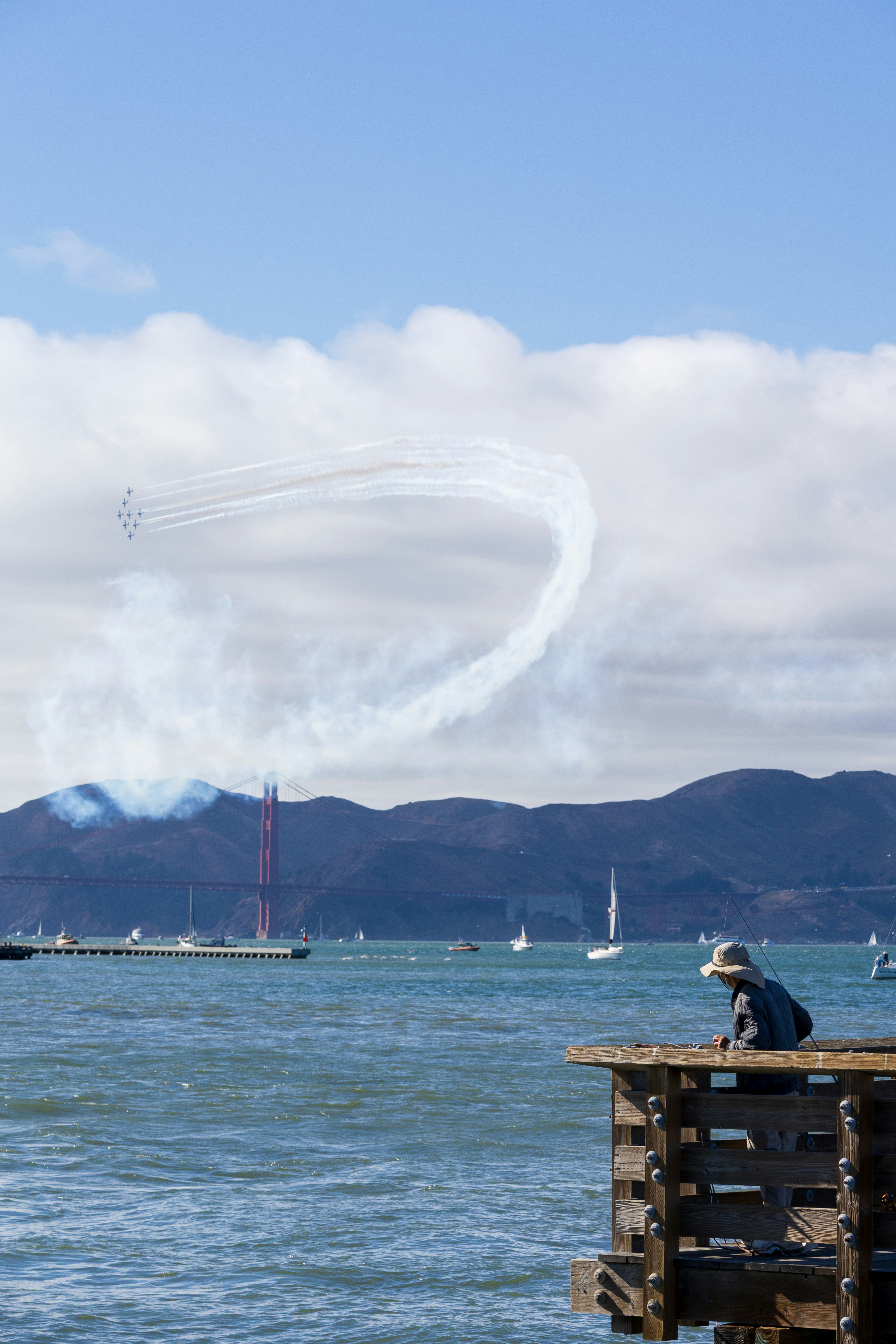 Aerial Dance Over the Bay