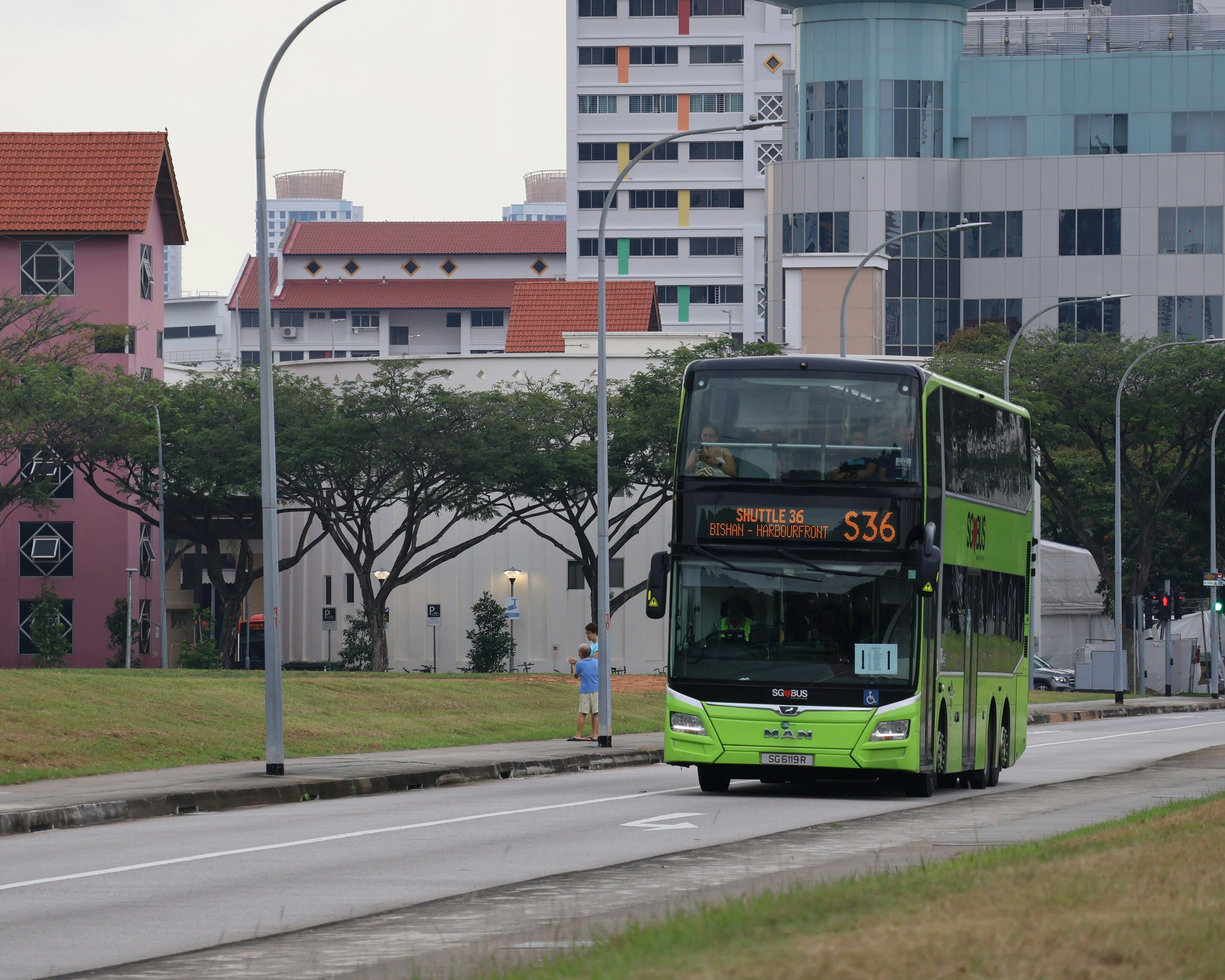 Urban Transit in Motion: The Green Double-Decker