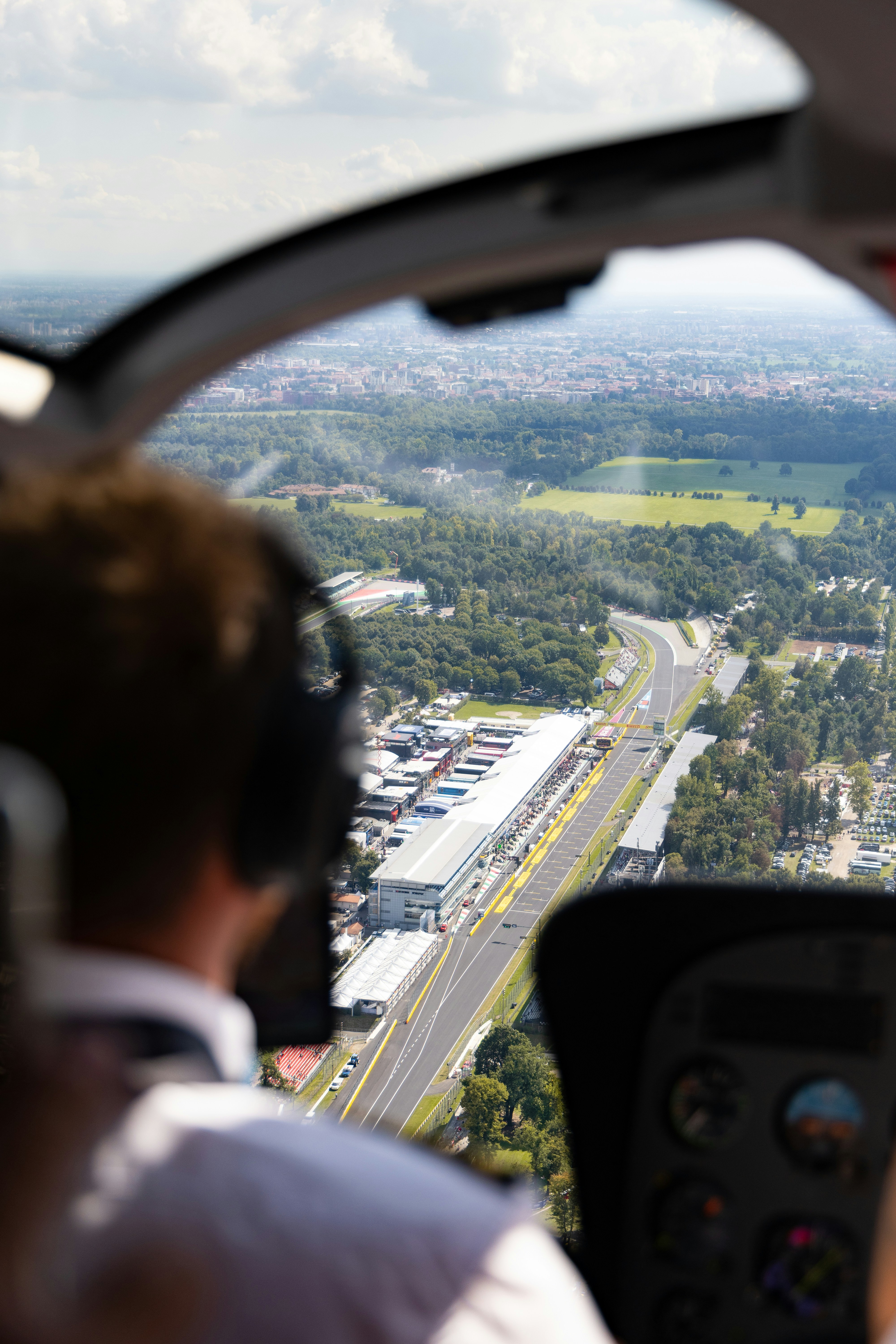 Aerial Perspective: The Race Awaits Below