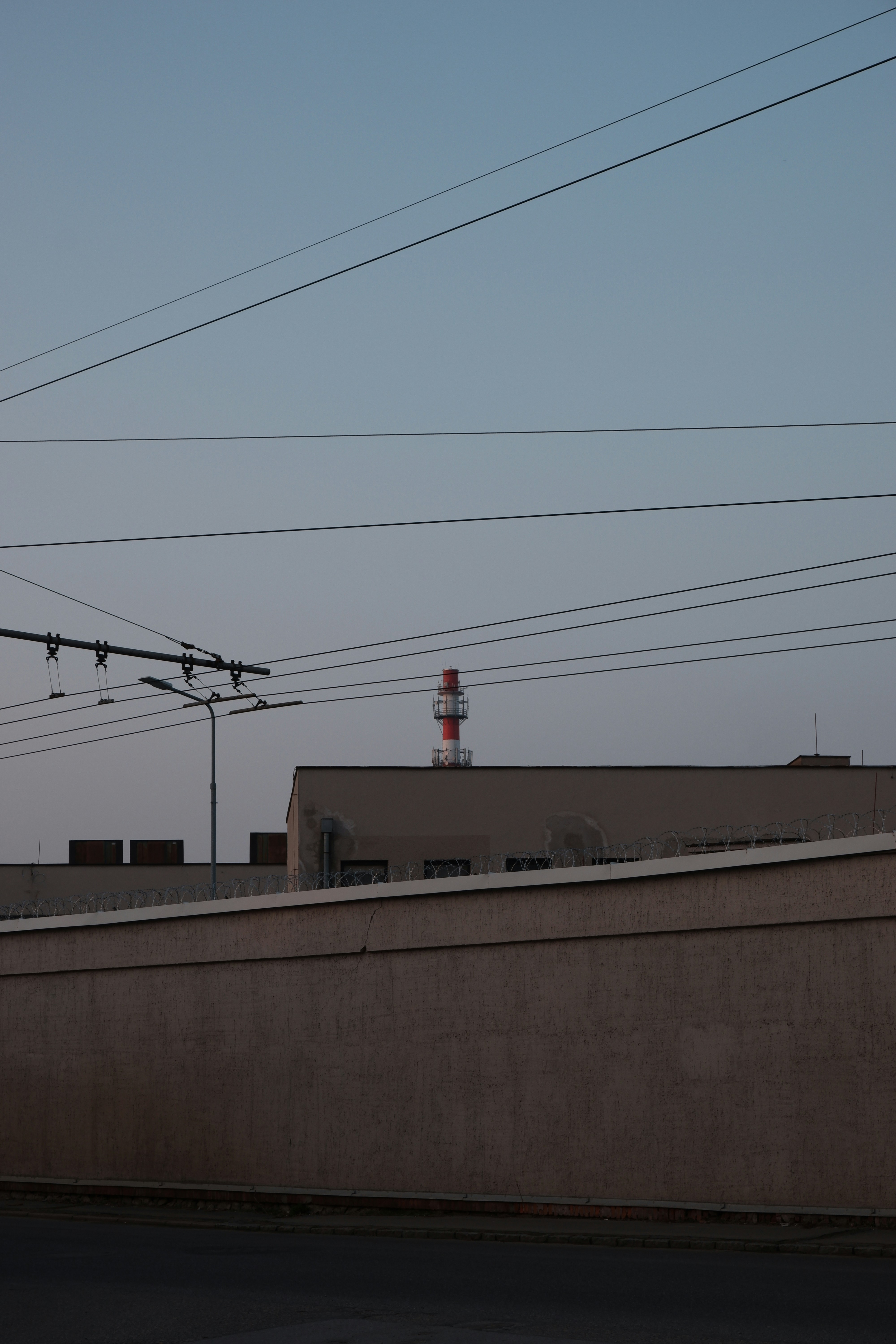 Urban Silhouette: The Watchtower of Industry