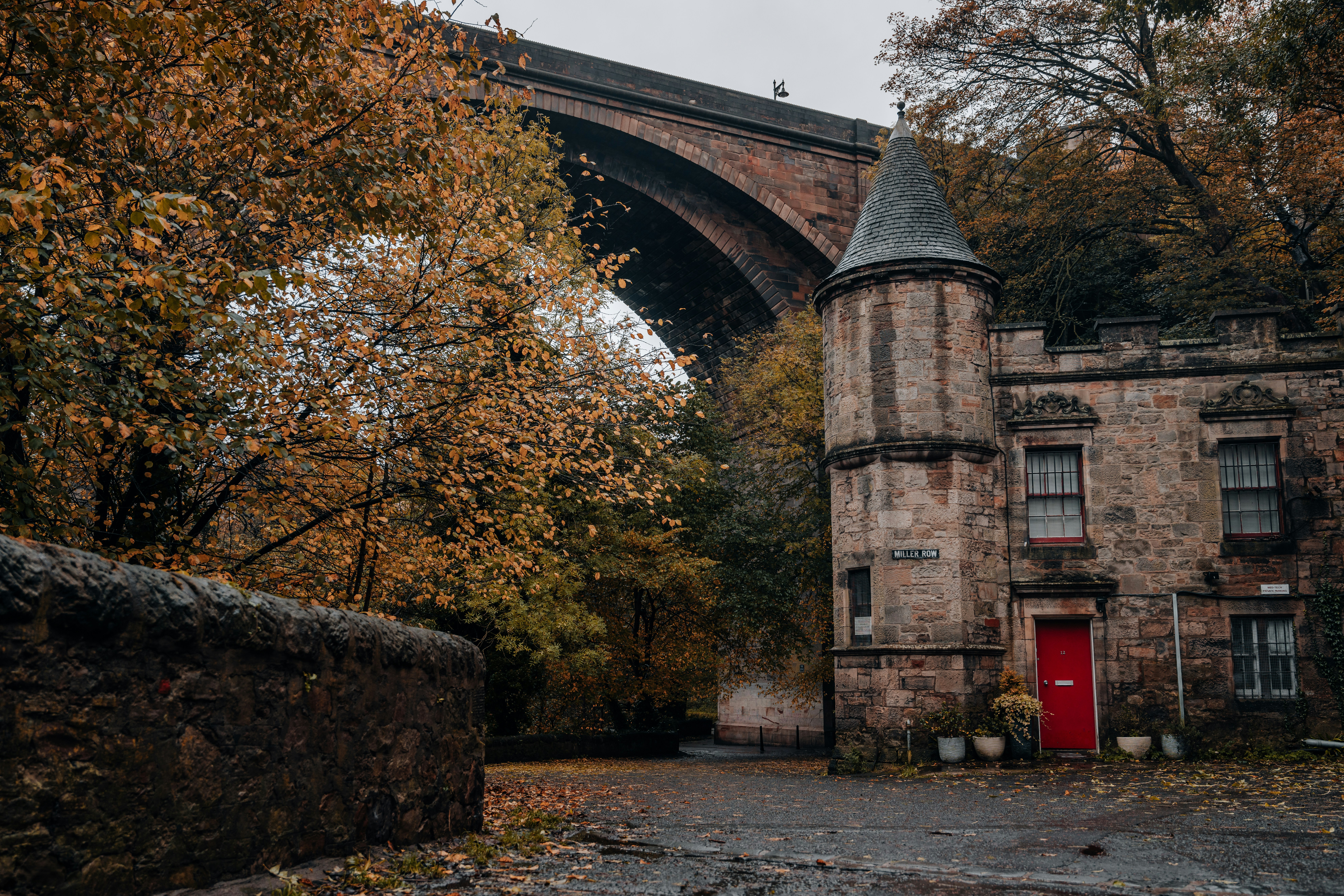 The Enchanted Archway: A Journey Through Autumn's Embrace