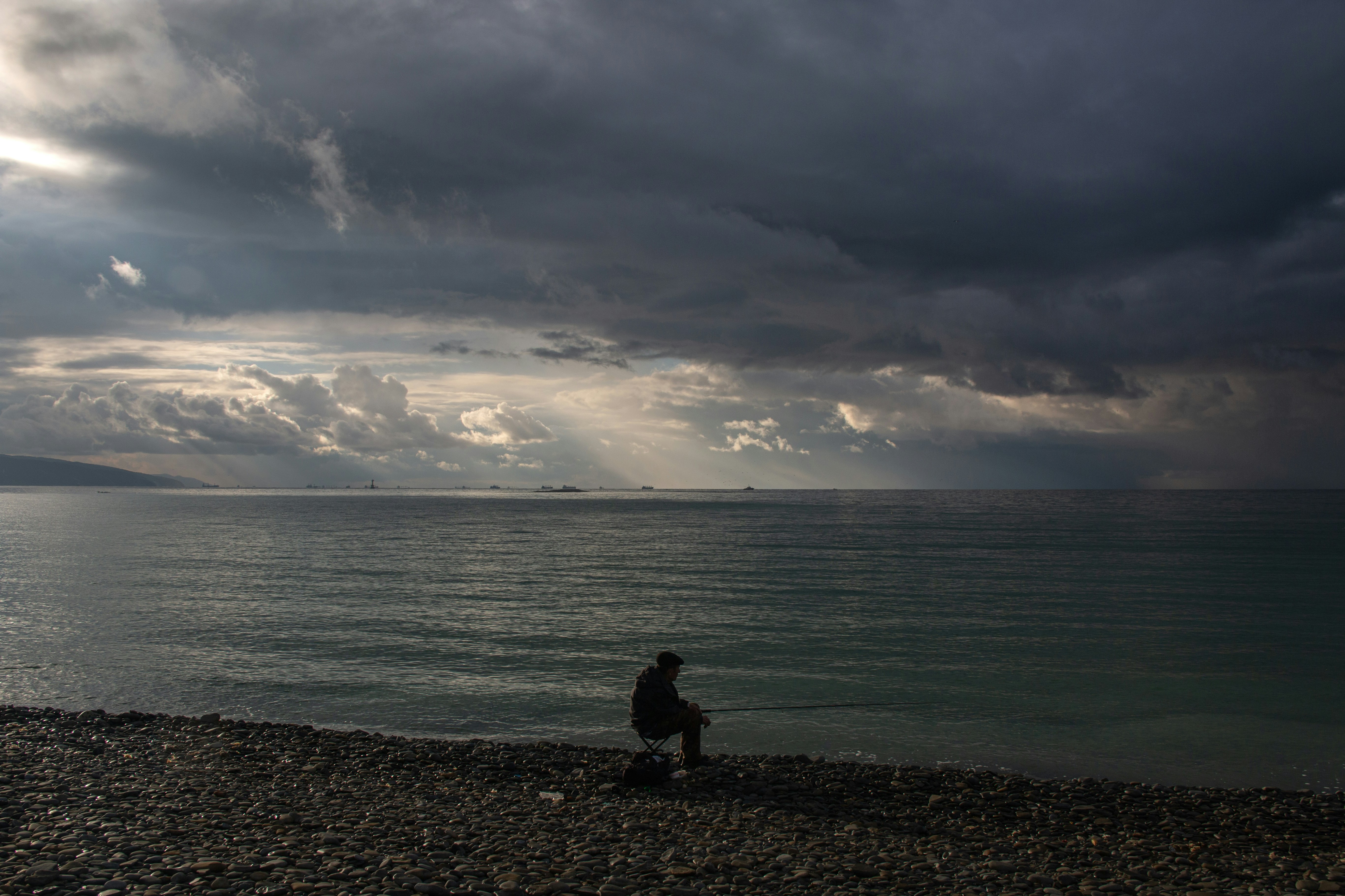 Whispers of the Ocean: A Solitary Reflection