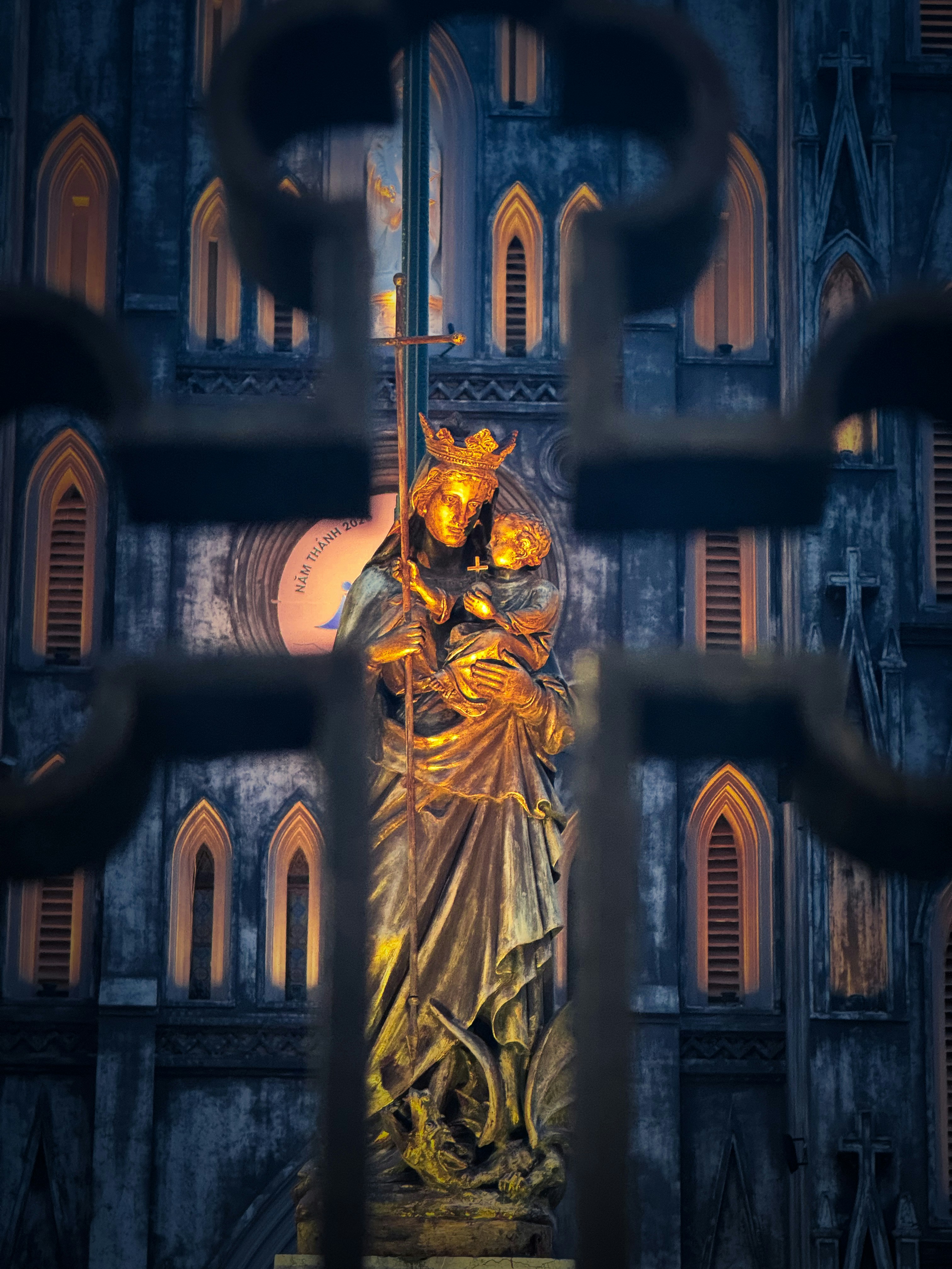 Resilient Grace: A Guardian in Gold