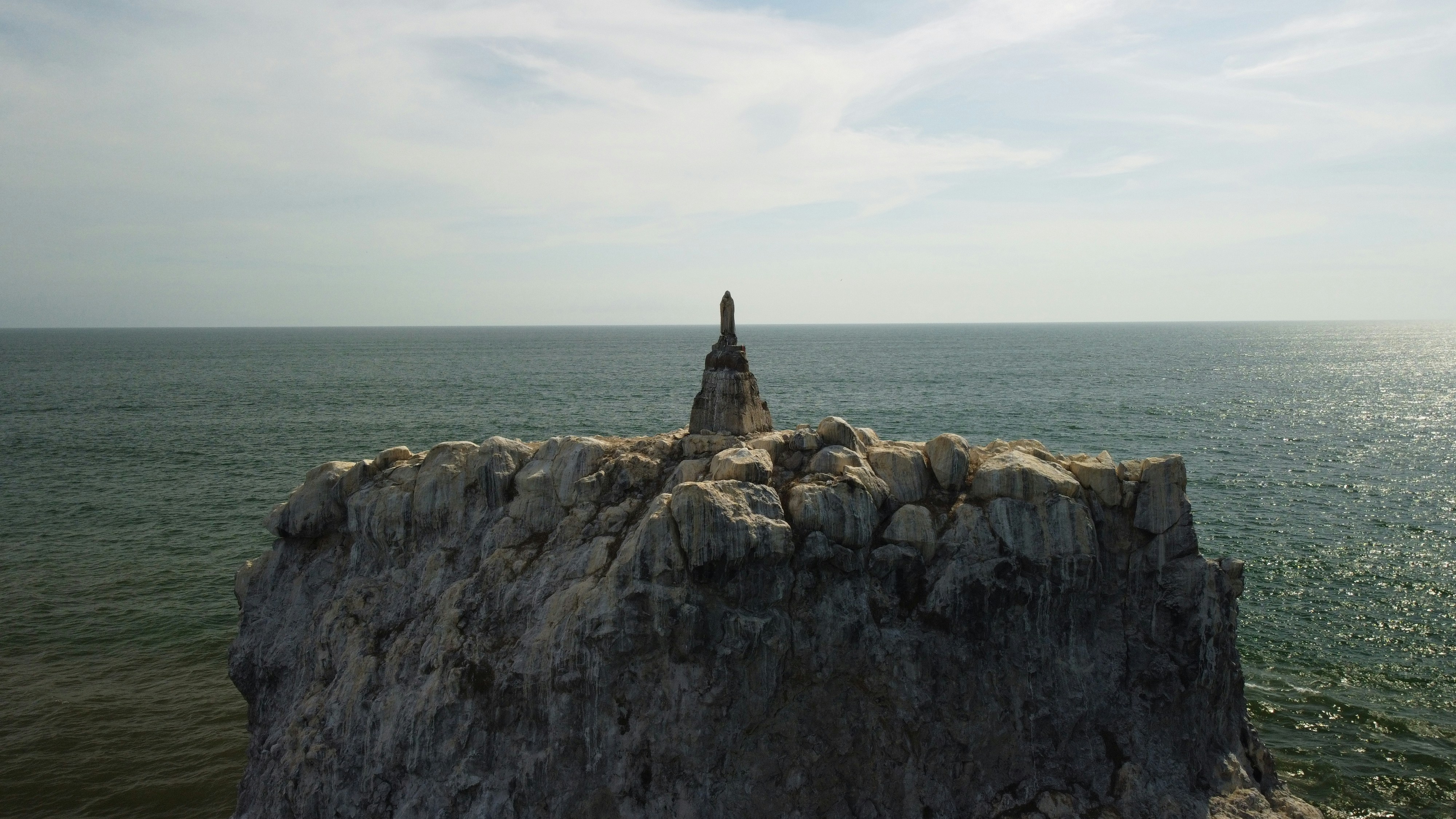 Sentinel of the Sea: A Coastal Monolith