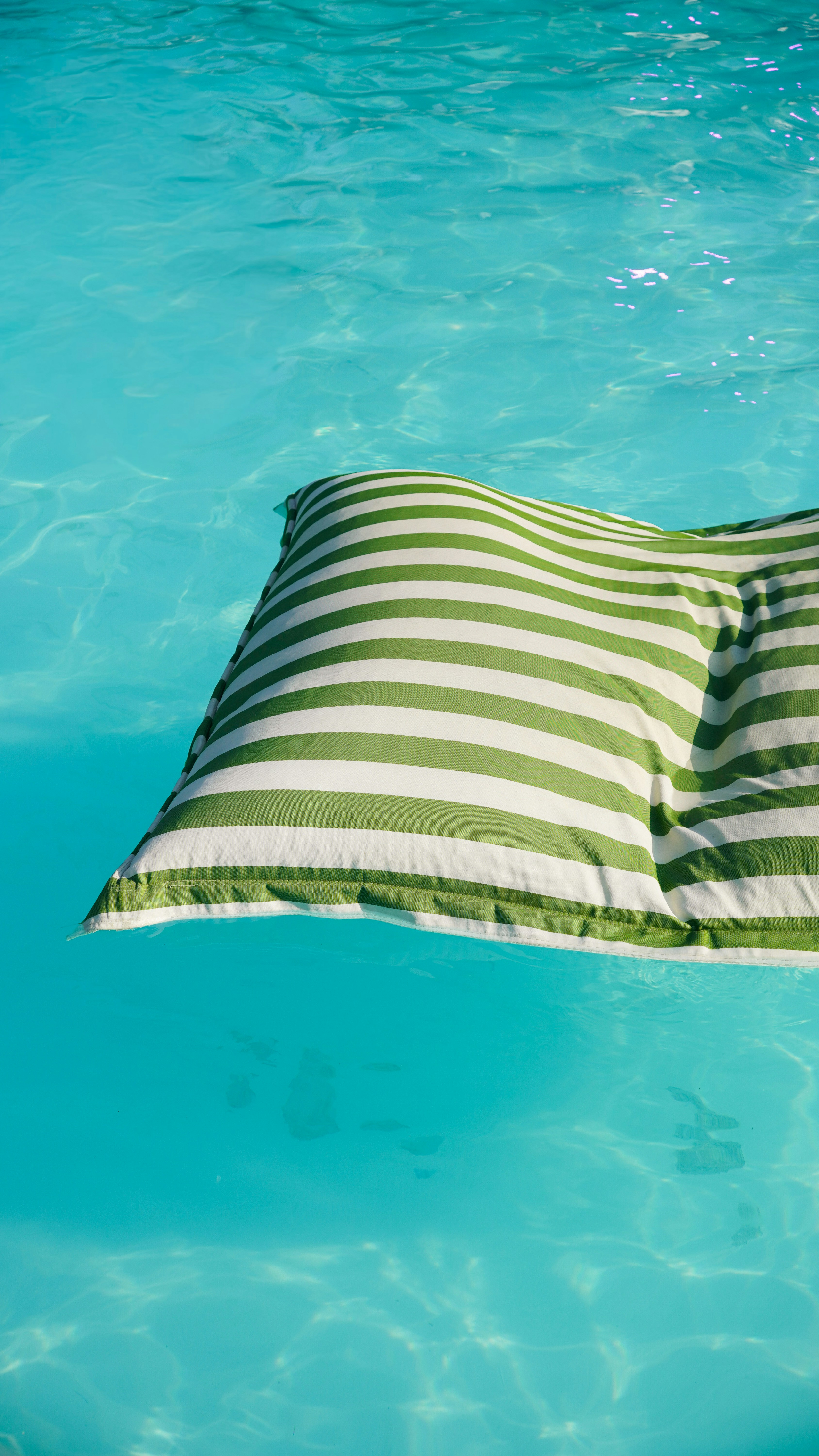 Serene Drift: A Poolside Retreat