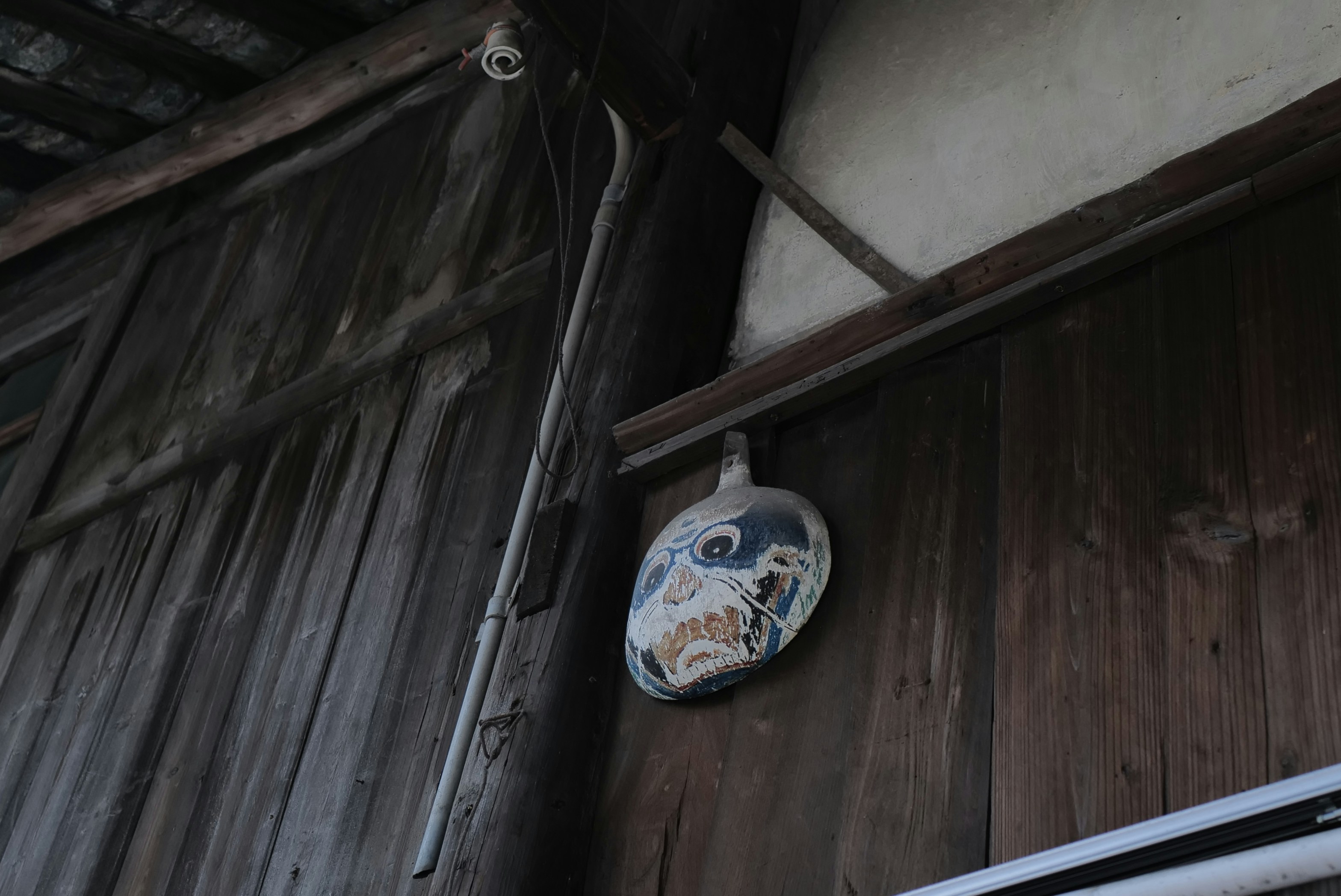 Whimsical Guardian of the Wooden Wall