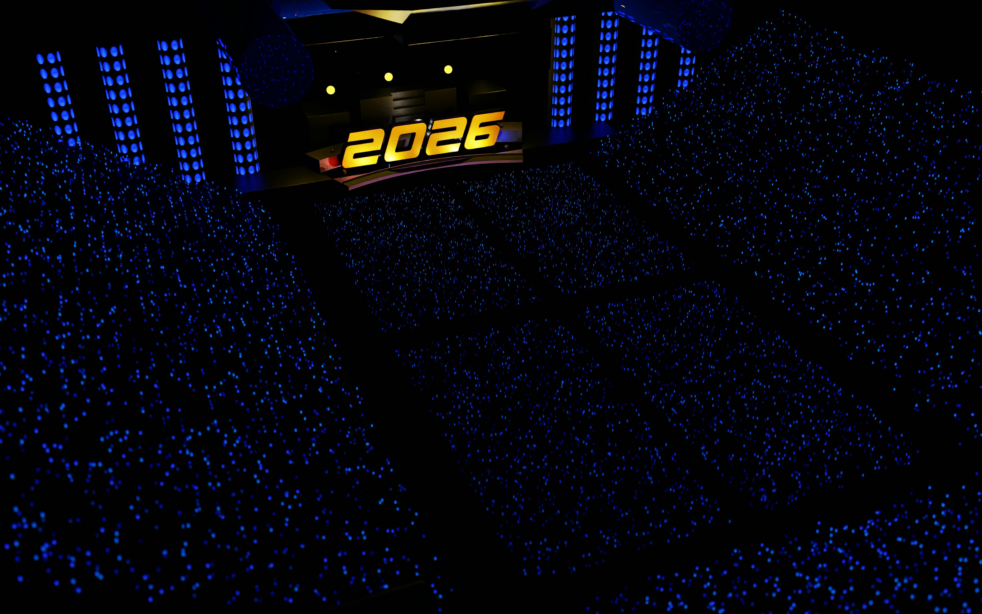 Digital clock shows year 2026 in stadium photo – Free Graphic design ...