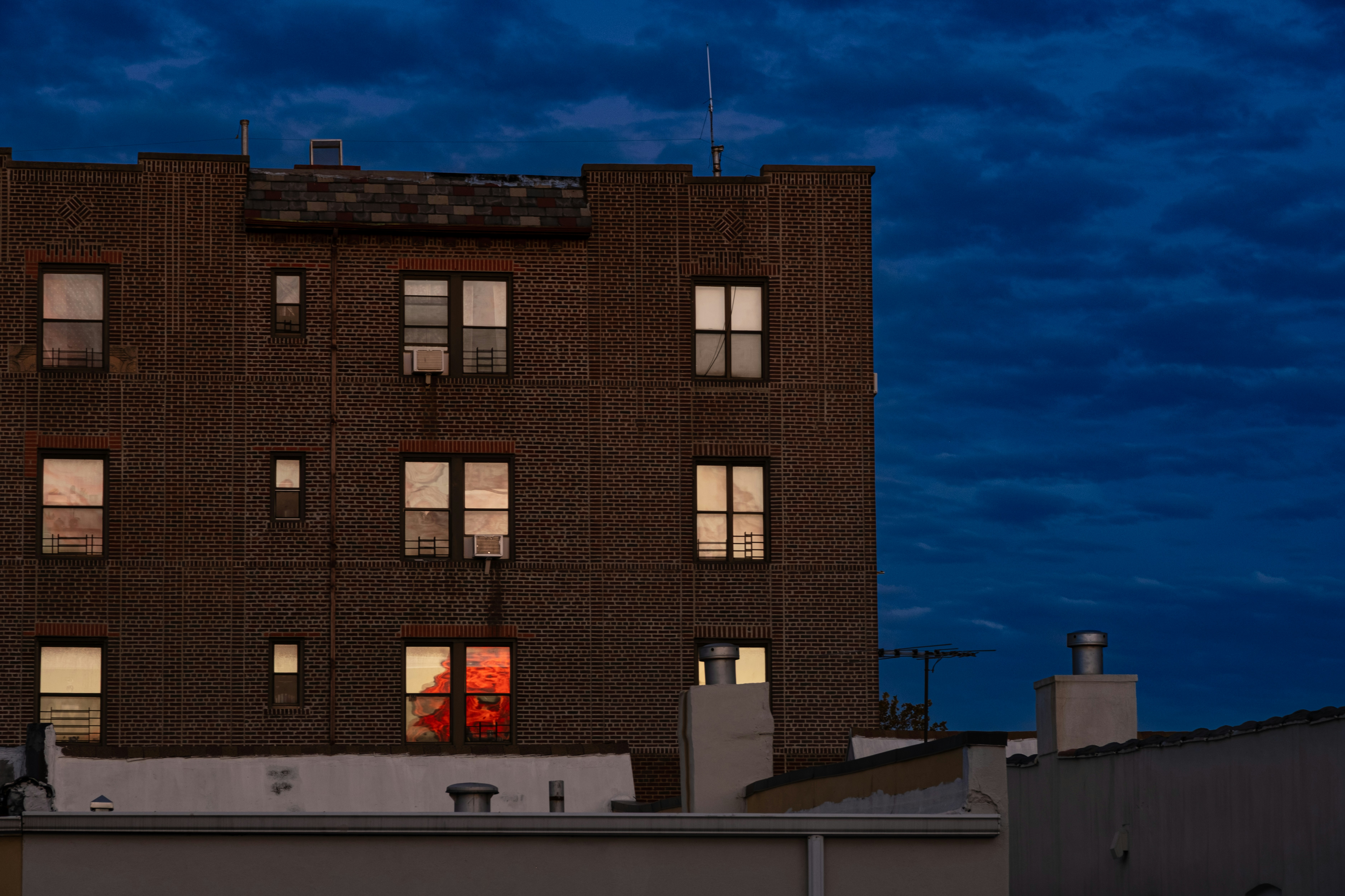 Reflections of Dusk on Urban Facades