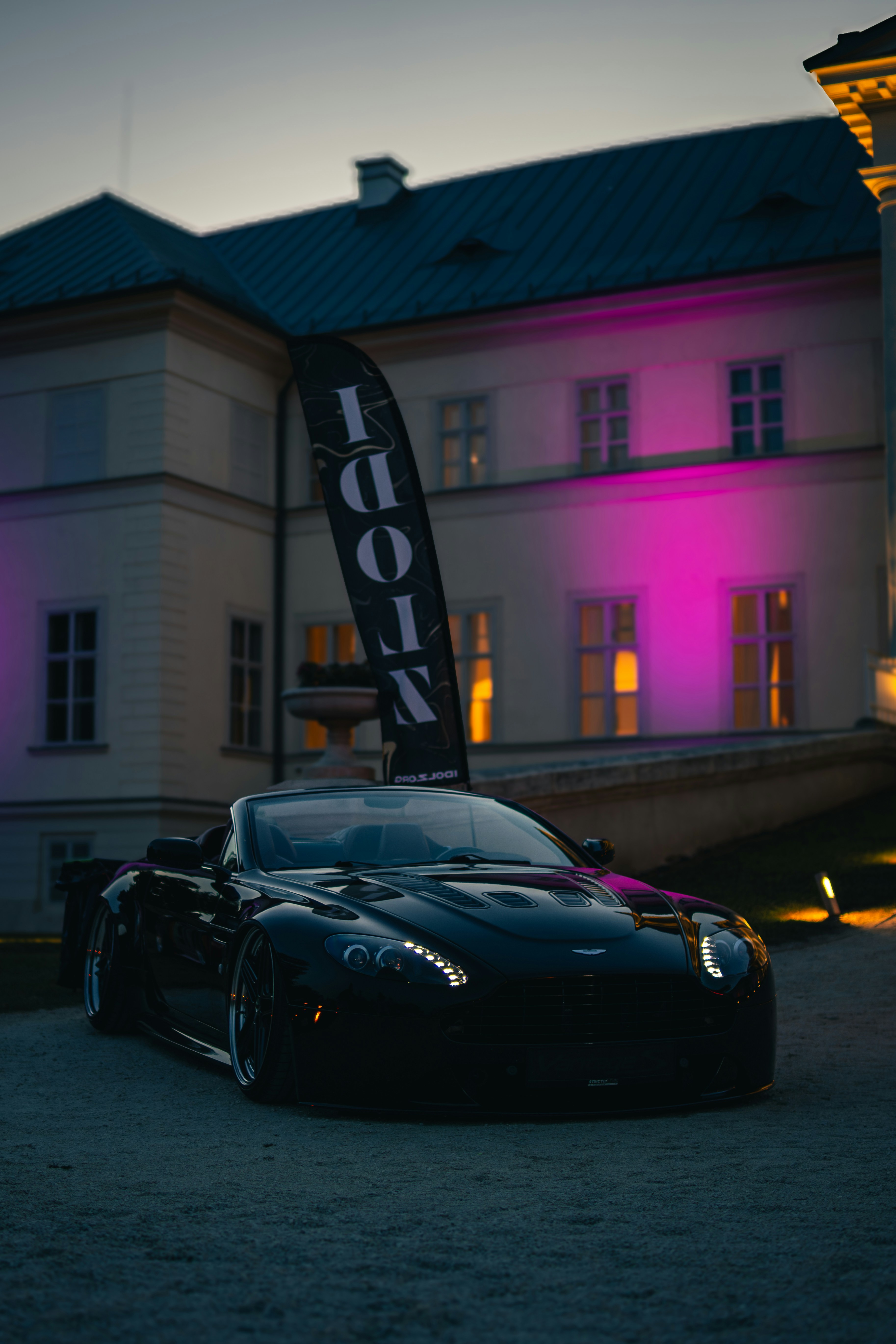 Elegance in Motion: The Night Racer