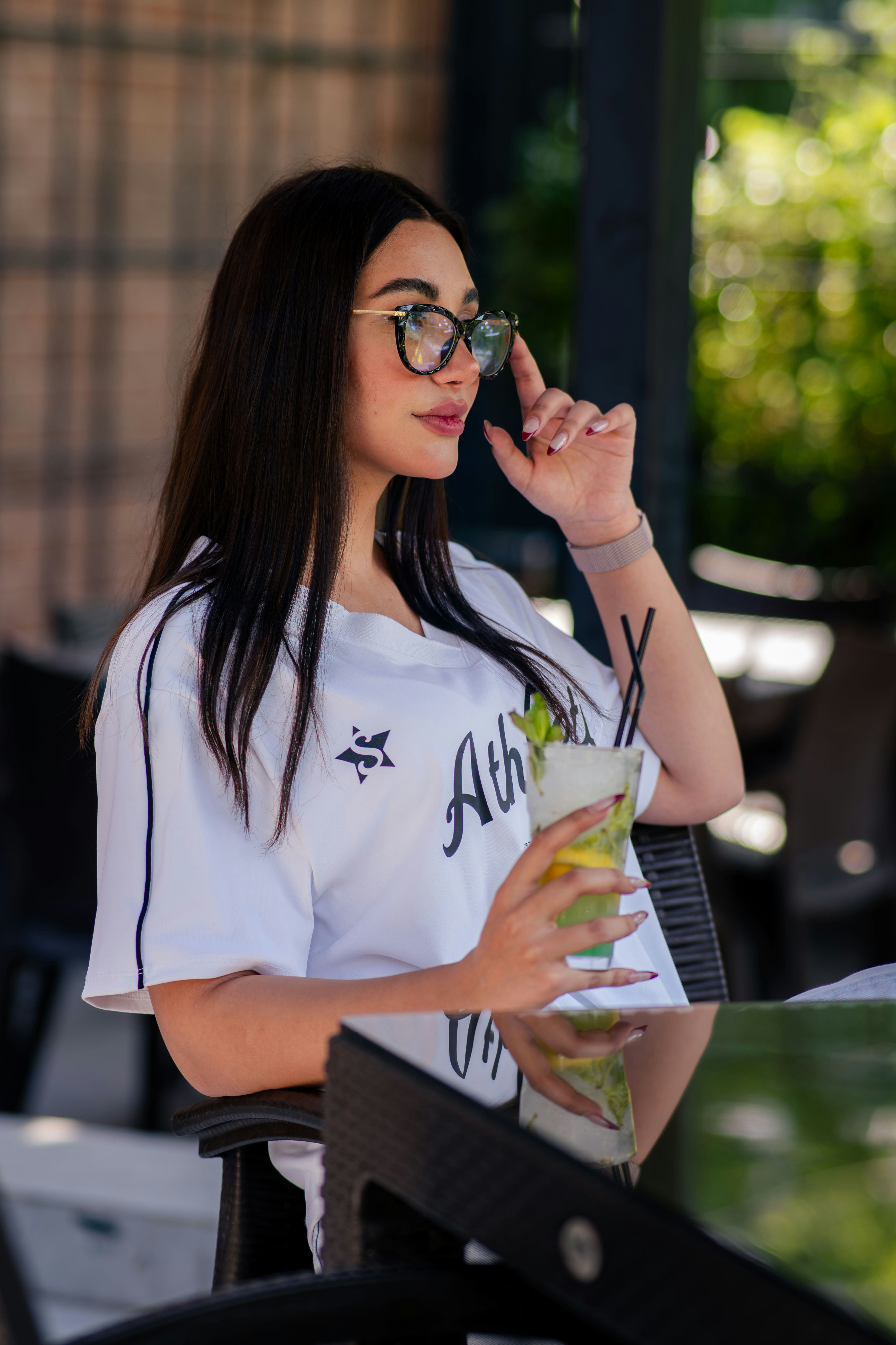 Chill Vibes in the Sun: A Moment of Refreshment