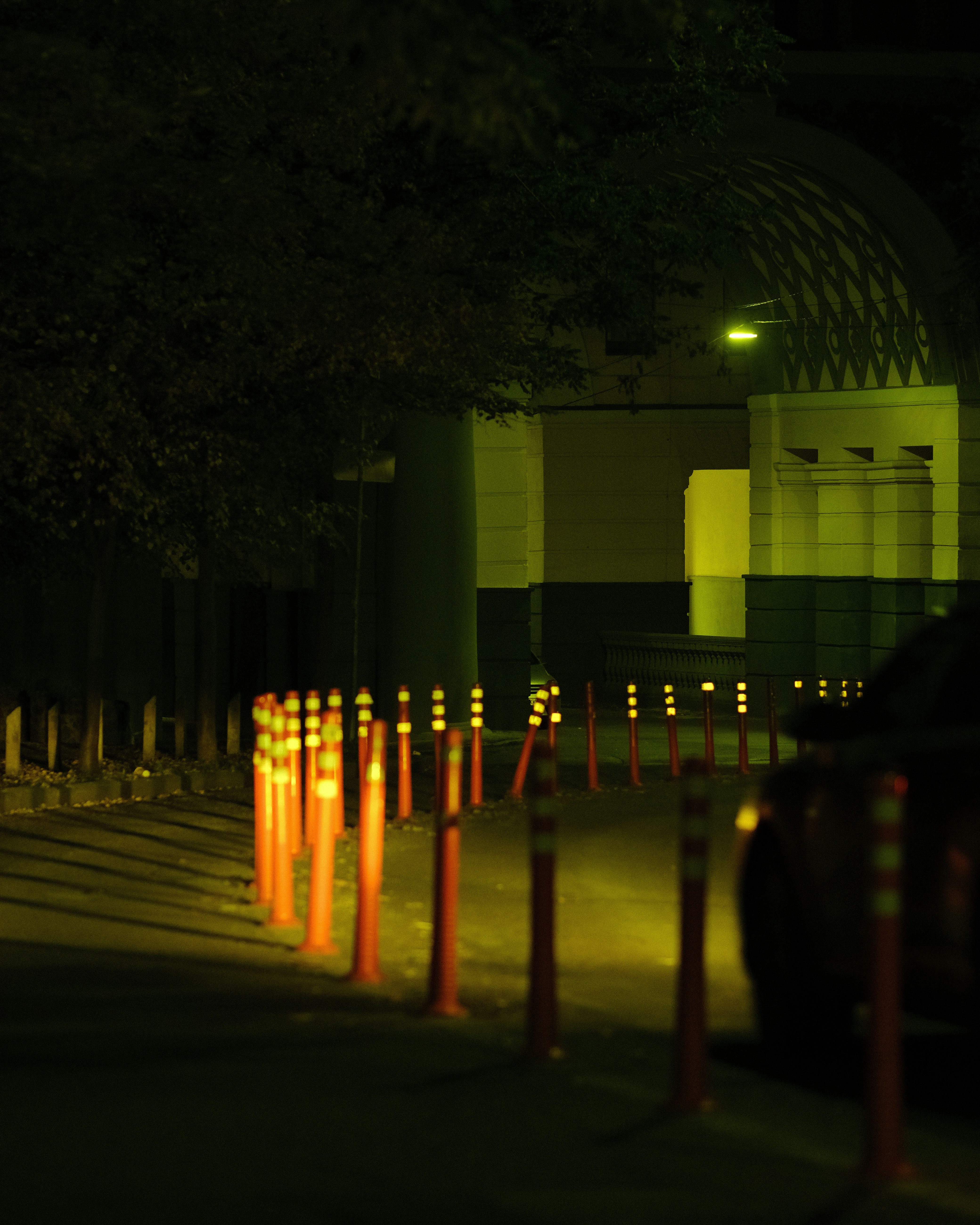 Neon Pathways: A Glimpse into Urban Nightscapes