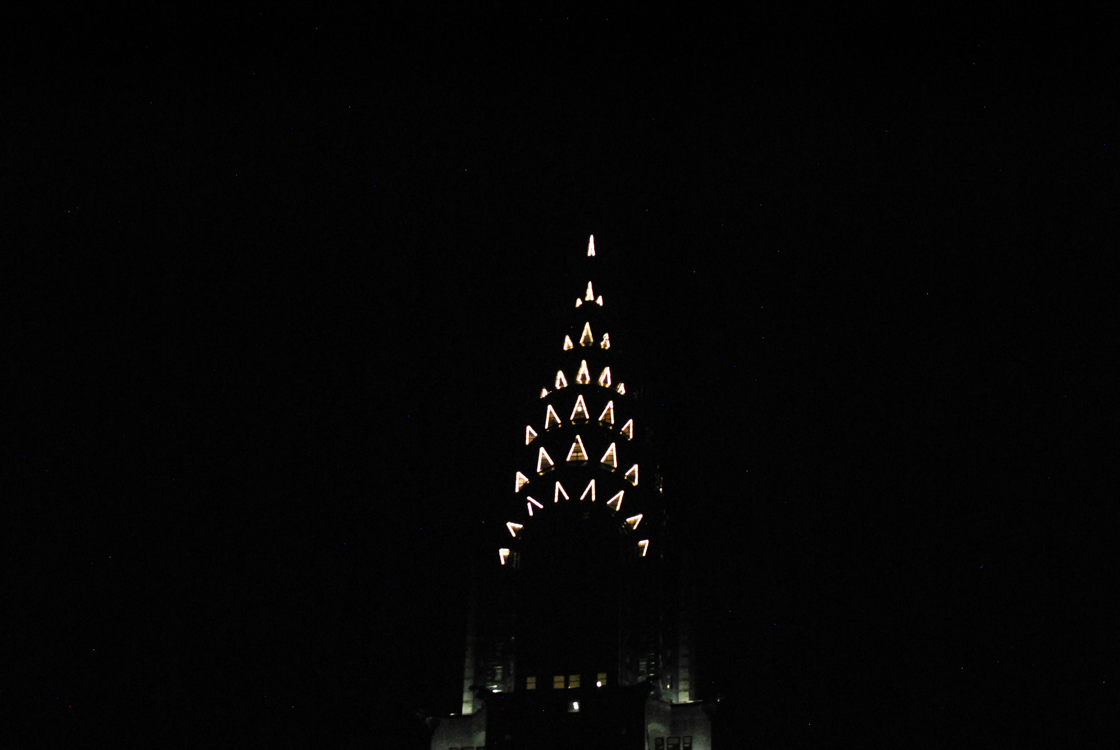 Illuminated Pinnacle: A Nighttime Tribute