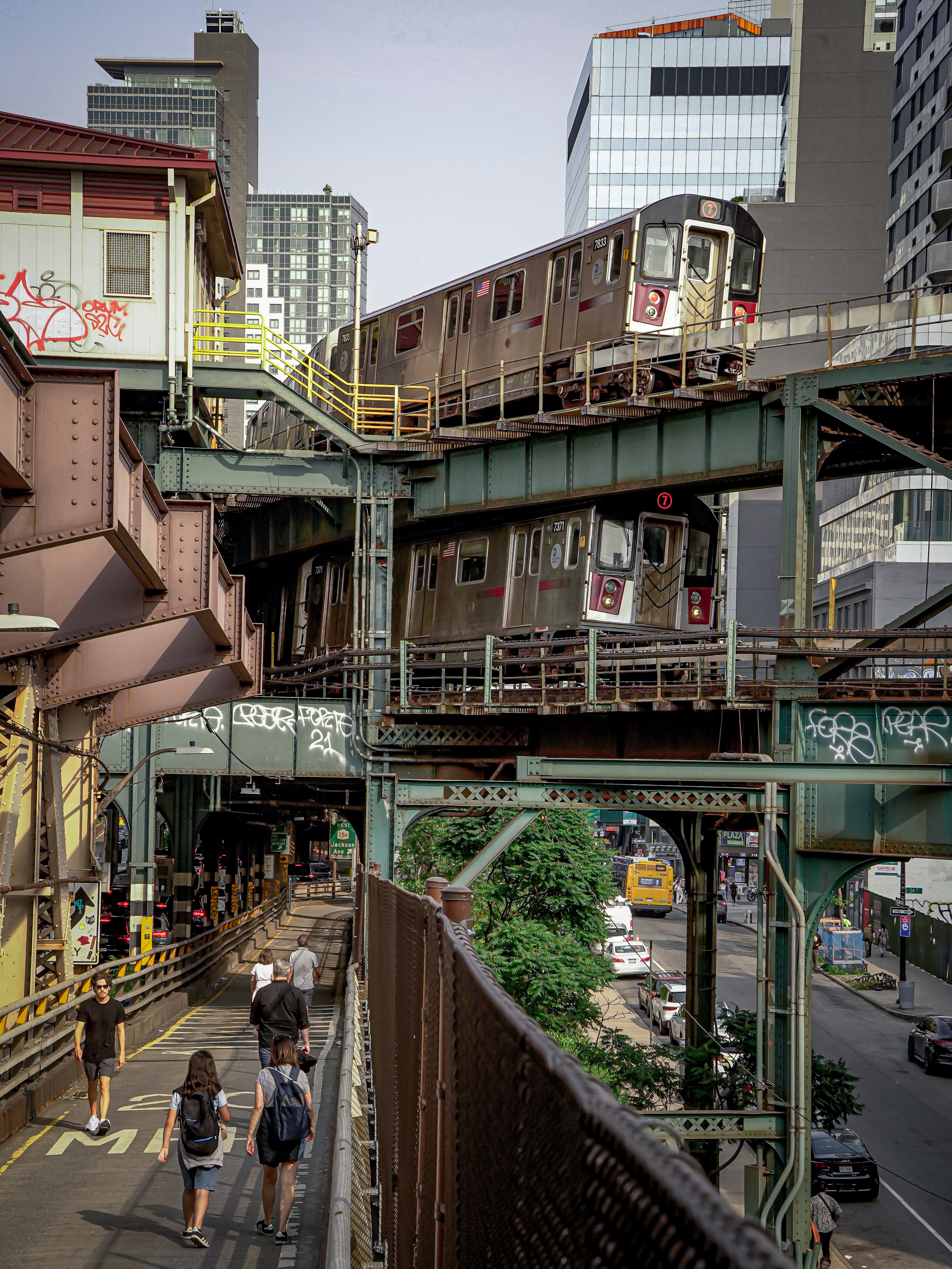 Urban Symphony: The Dance of Elevated Trains