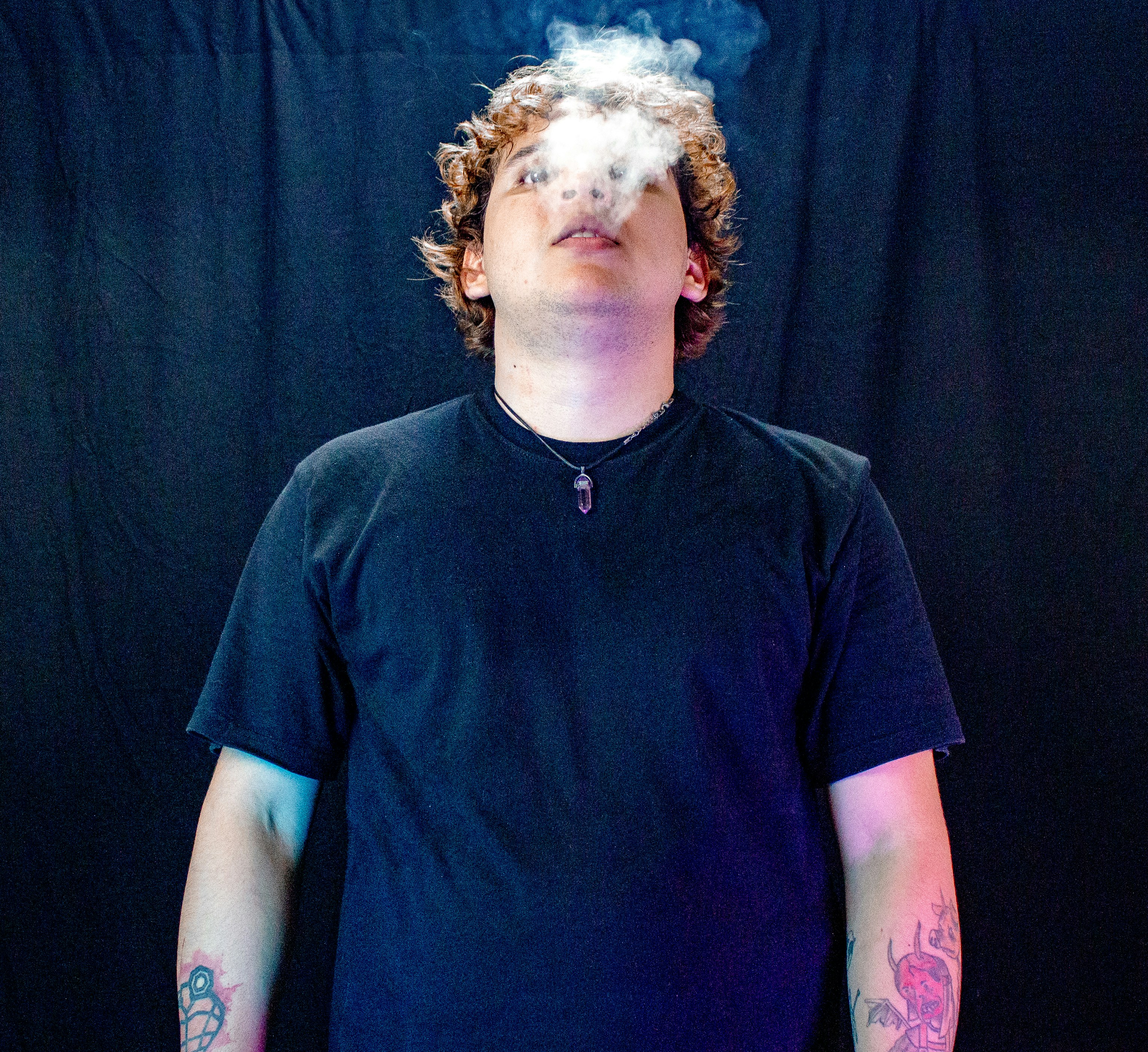 Ethereal Exhalation: A Moment in Time