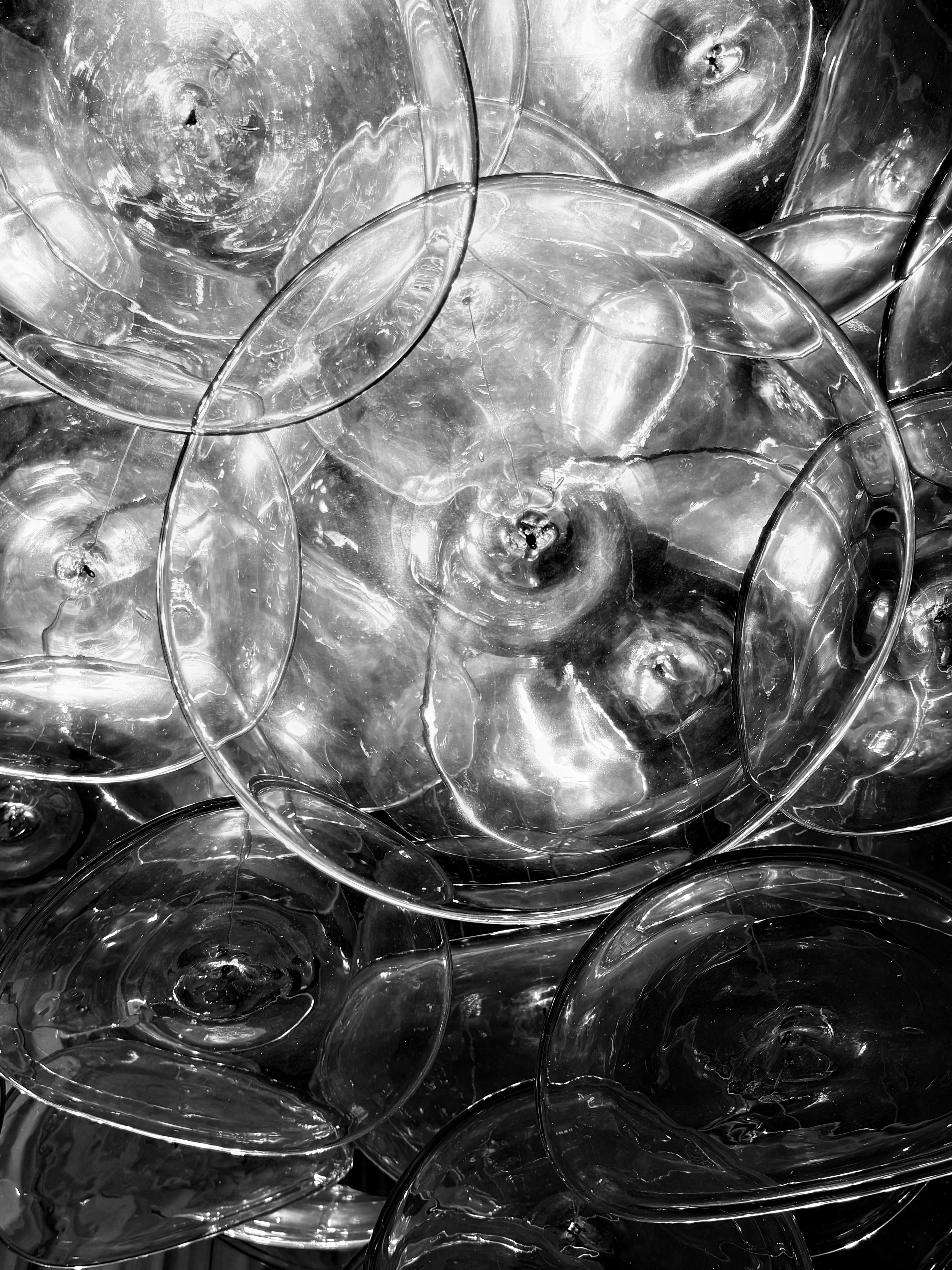 Abstract close-up of swirling glass forms photo – Free Abstract Image ...