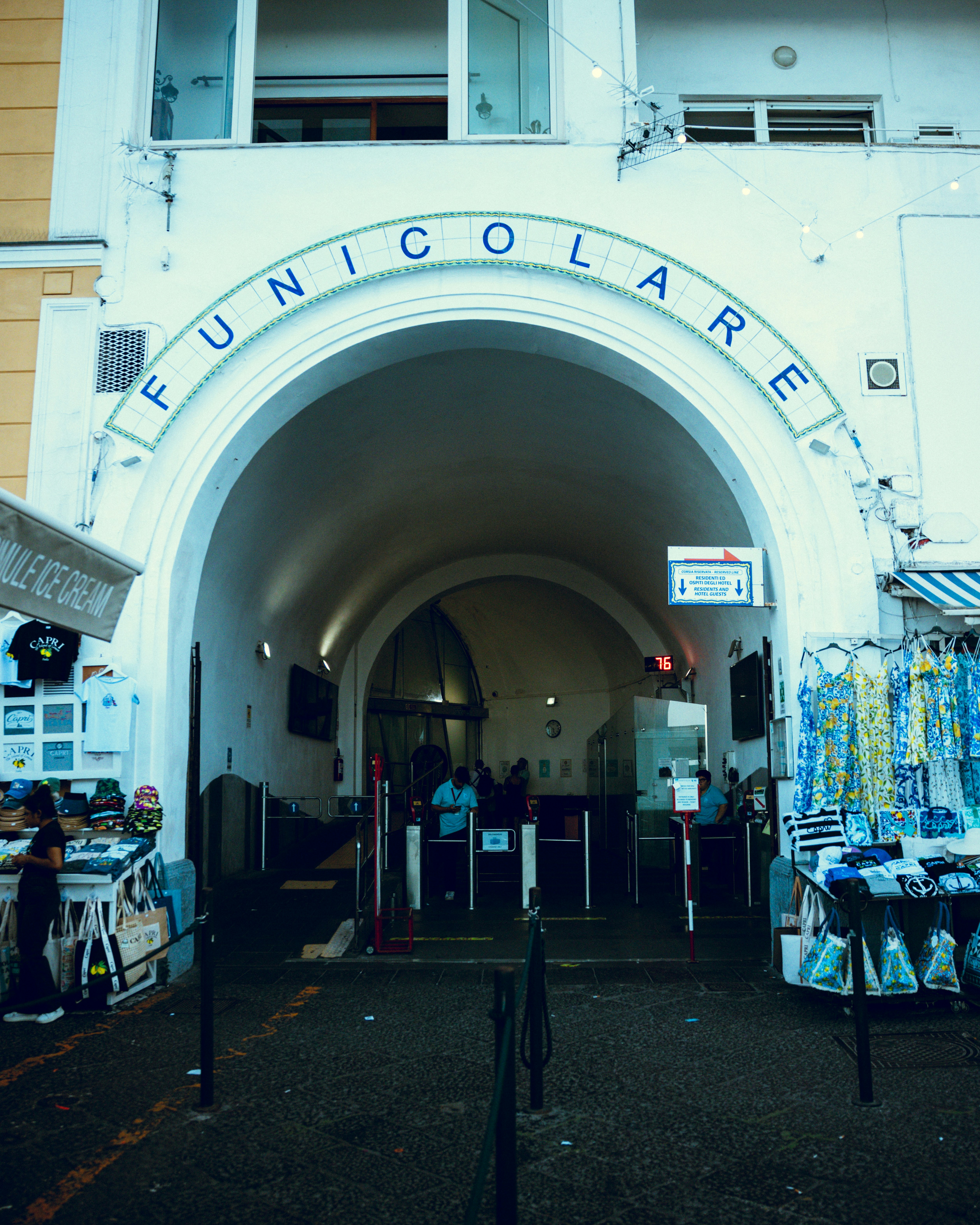 Gateway to Scenic Heights: The Funicolare Entrance