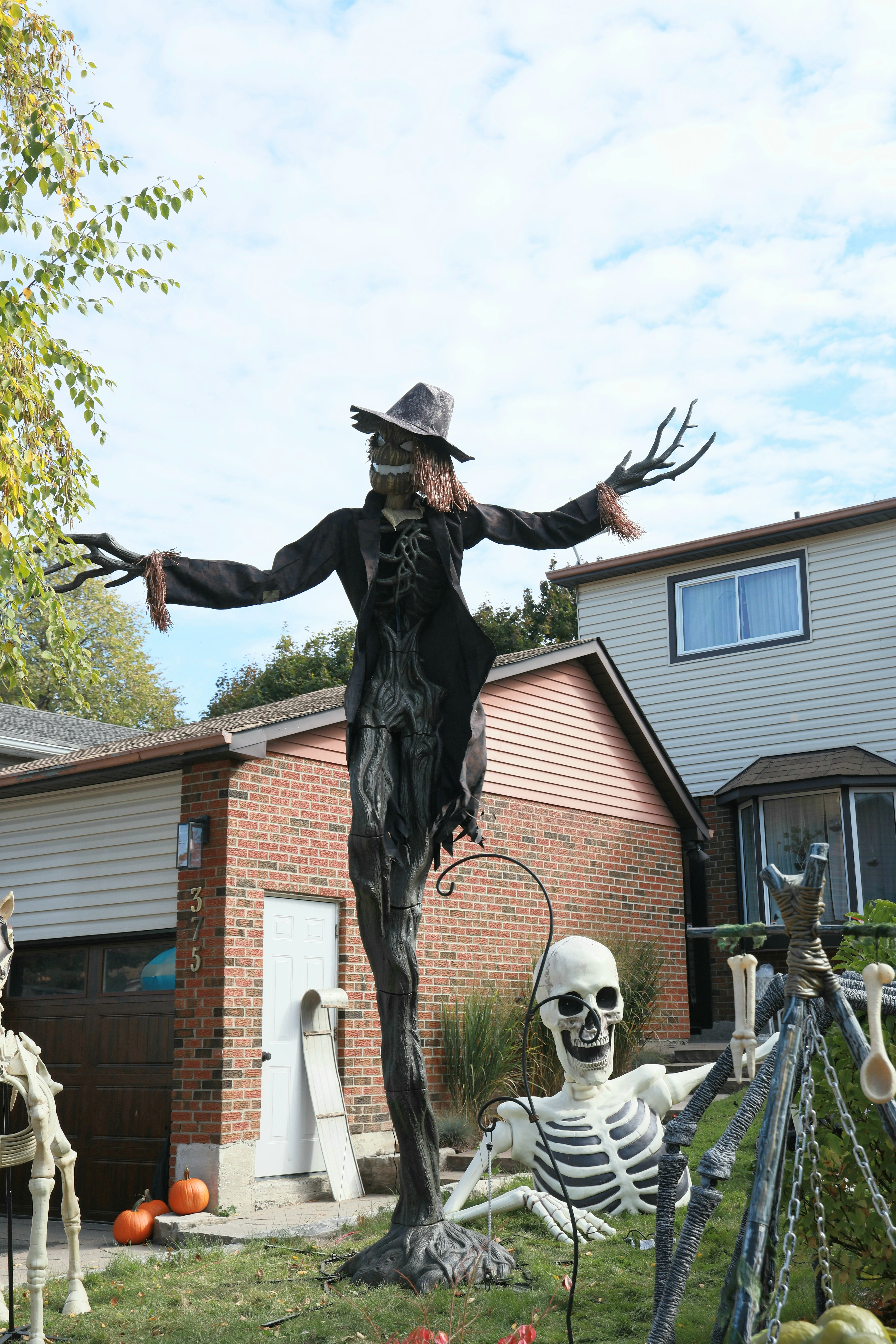 Harvest Haunt: The Watchful Scarecrow