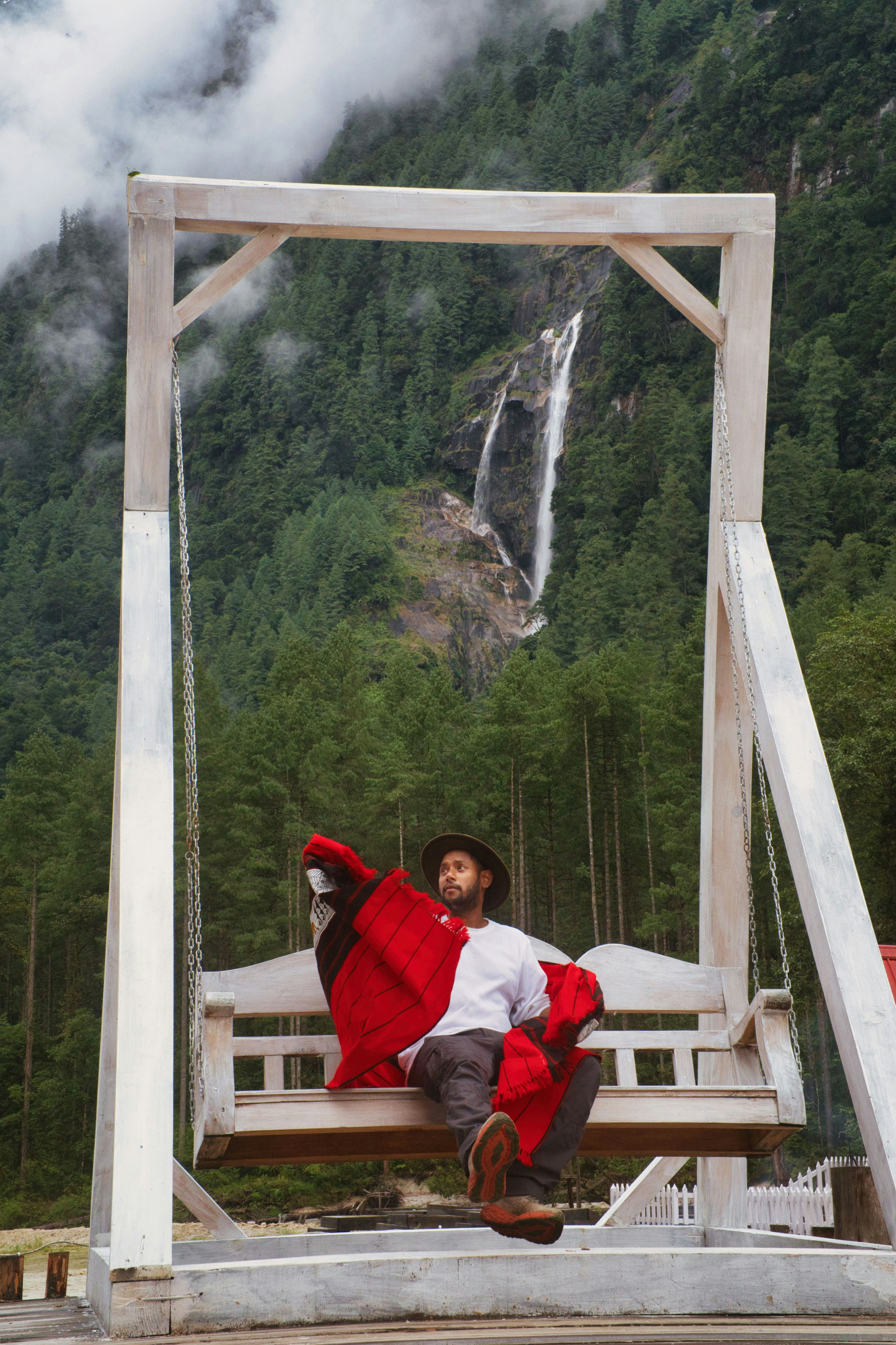 Serenity on the Swing: A Moment of Reflection