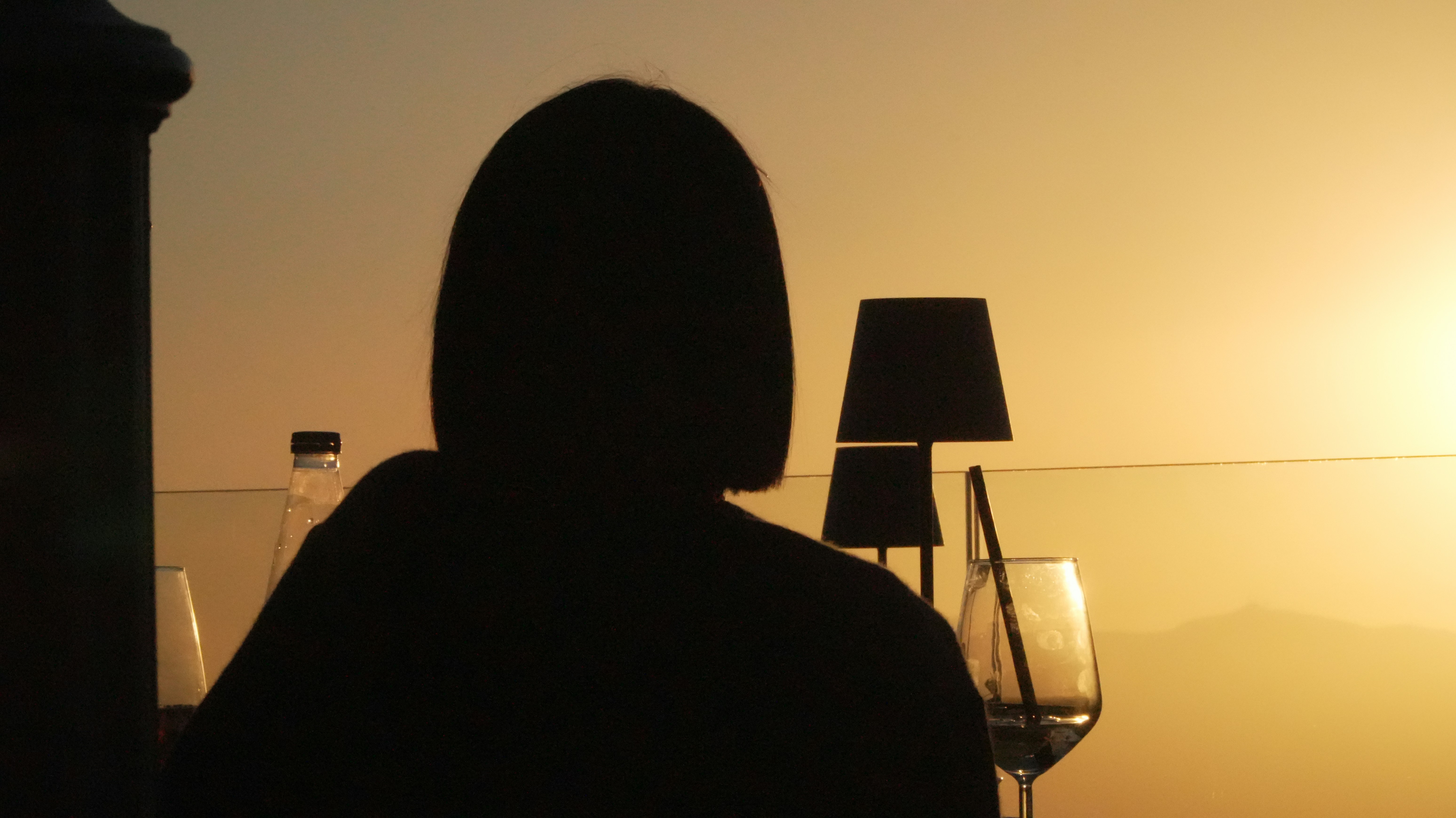 Silhouetted Serenity at Sunset