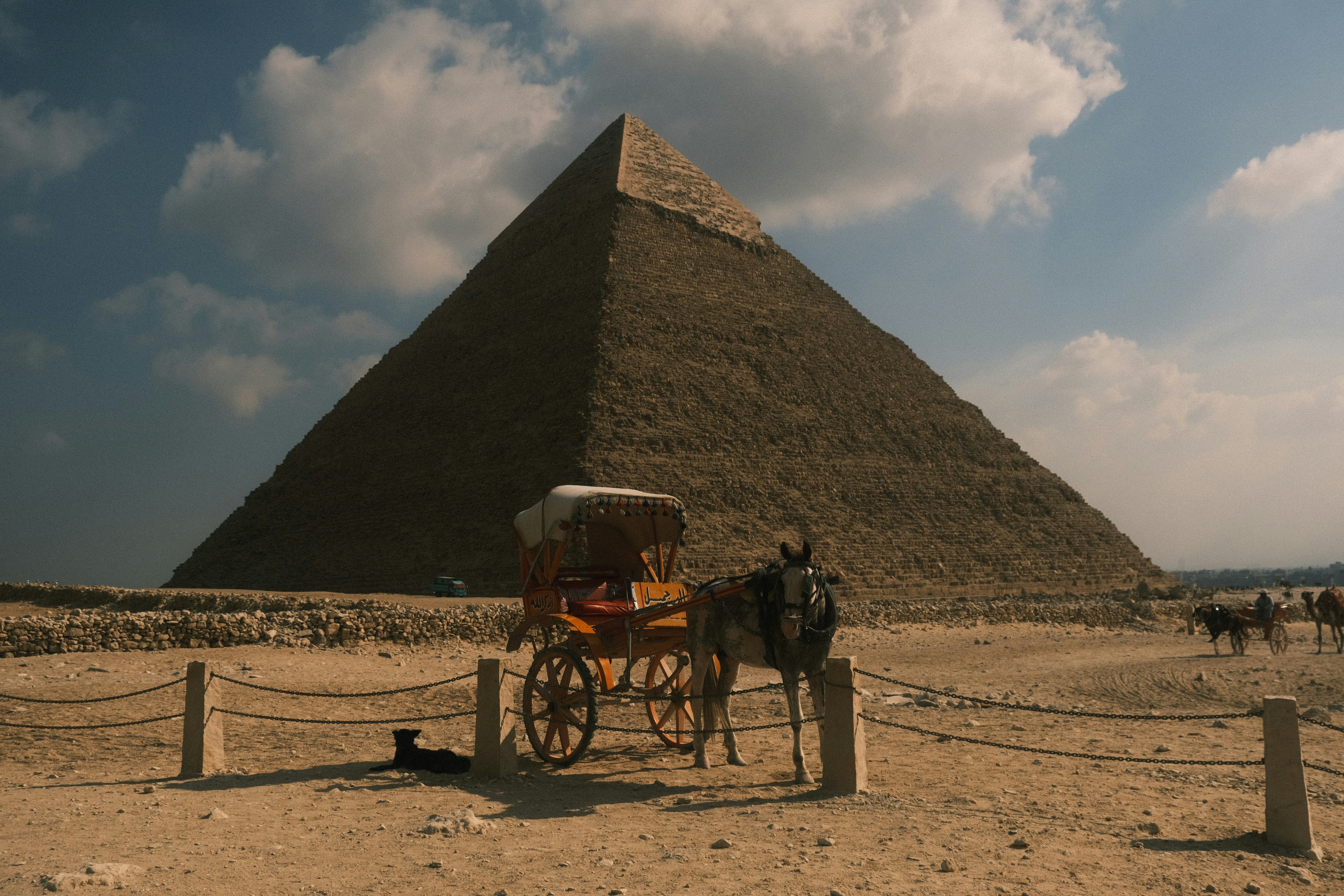 Echoes of Time: The Pyramid's Silent Witness