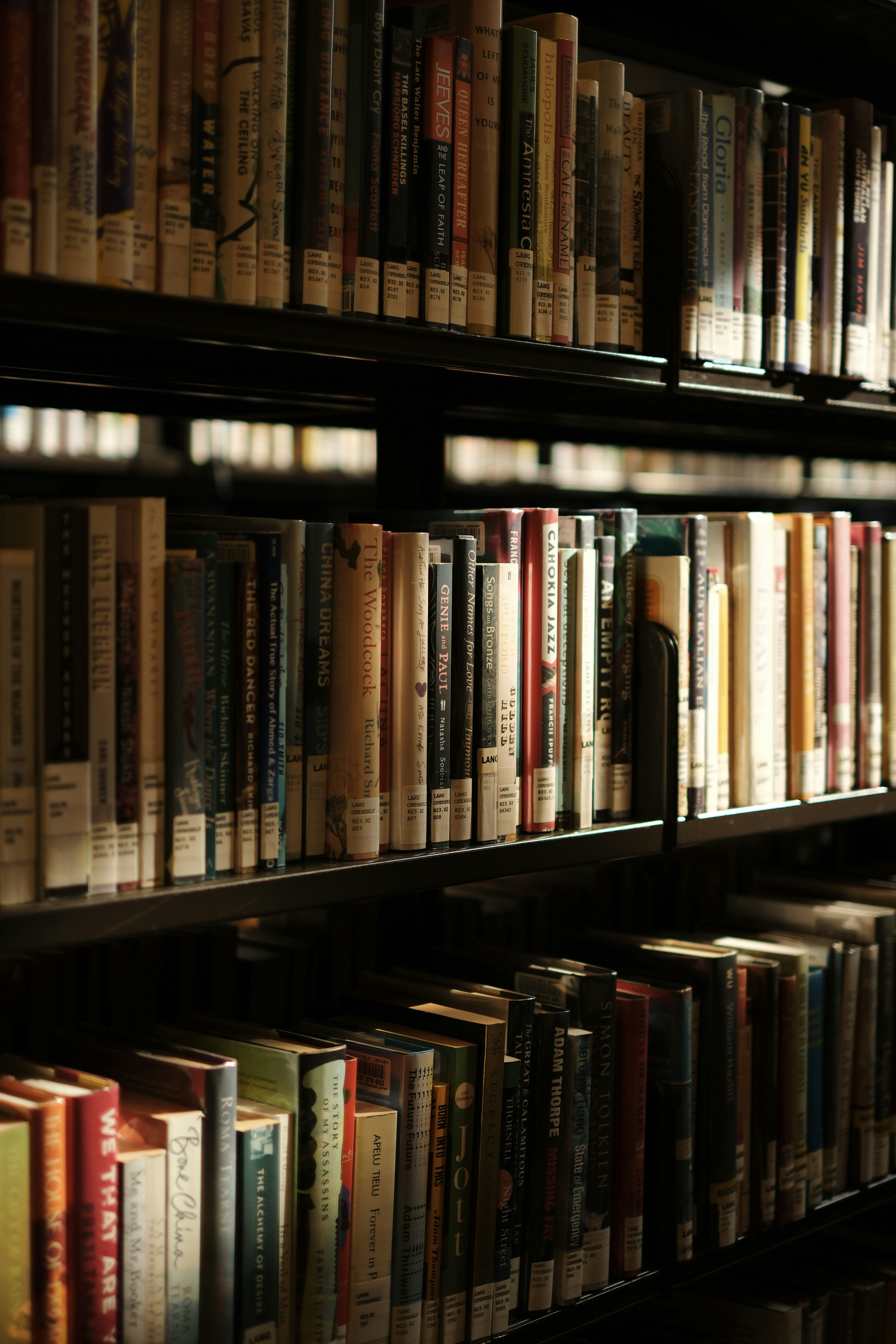 Rows of books on library shelves photo – Free Reading Image on Unsplash