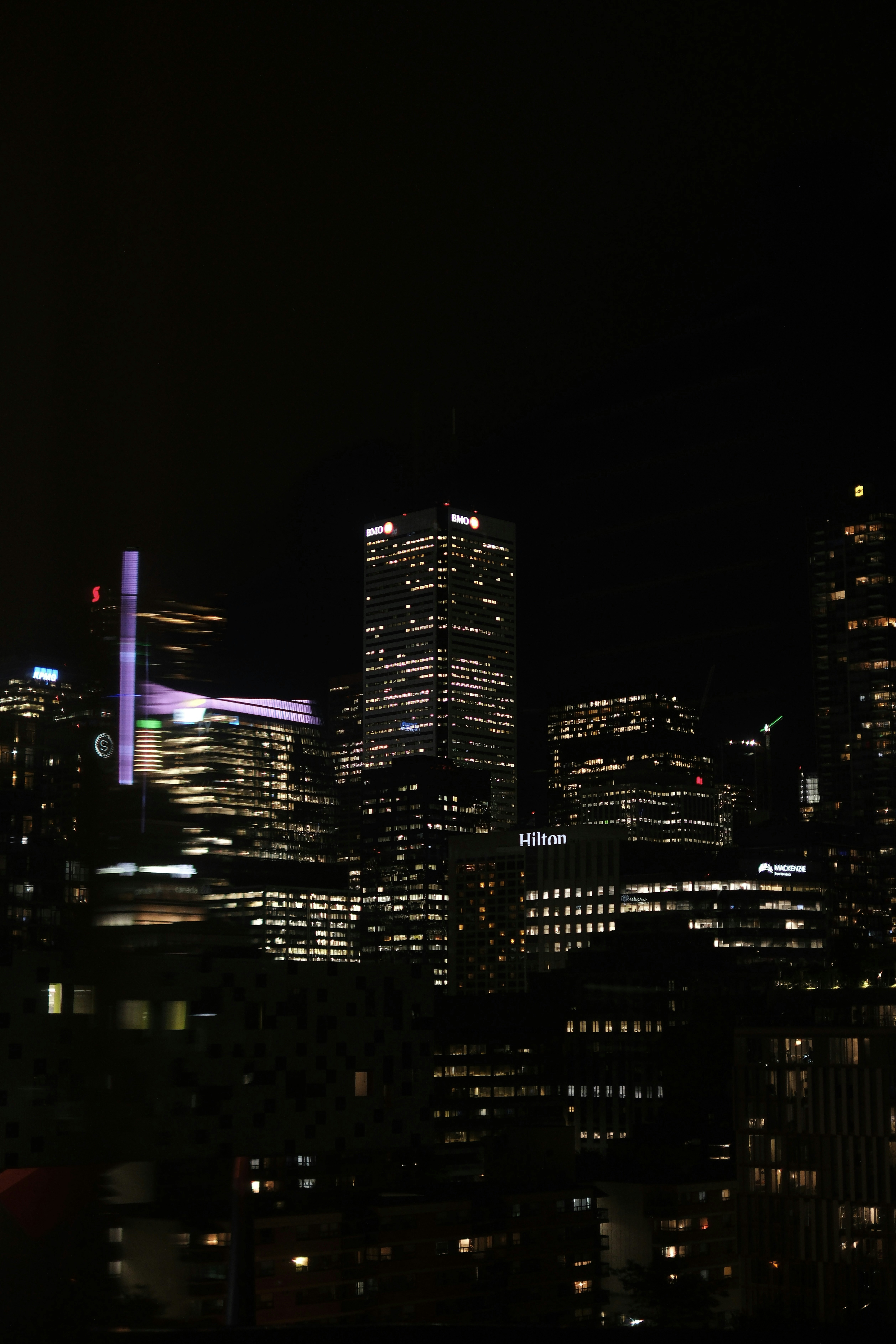 Urban Luminescence: A Nighttime Cityscape