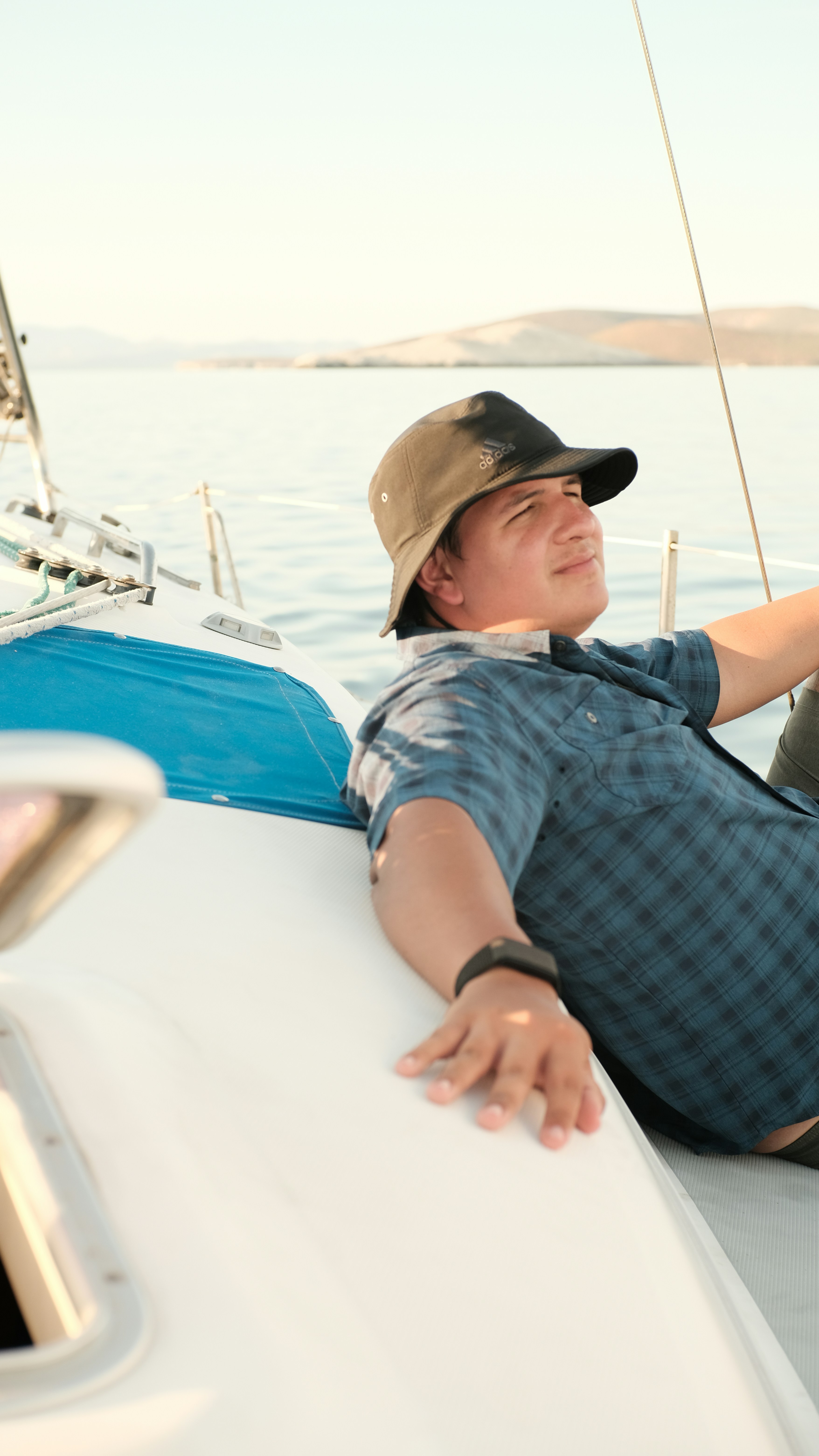 Sailing Serenity: A Moment of Relaxation