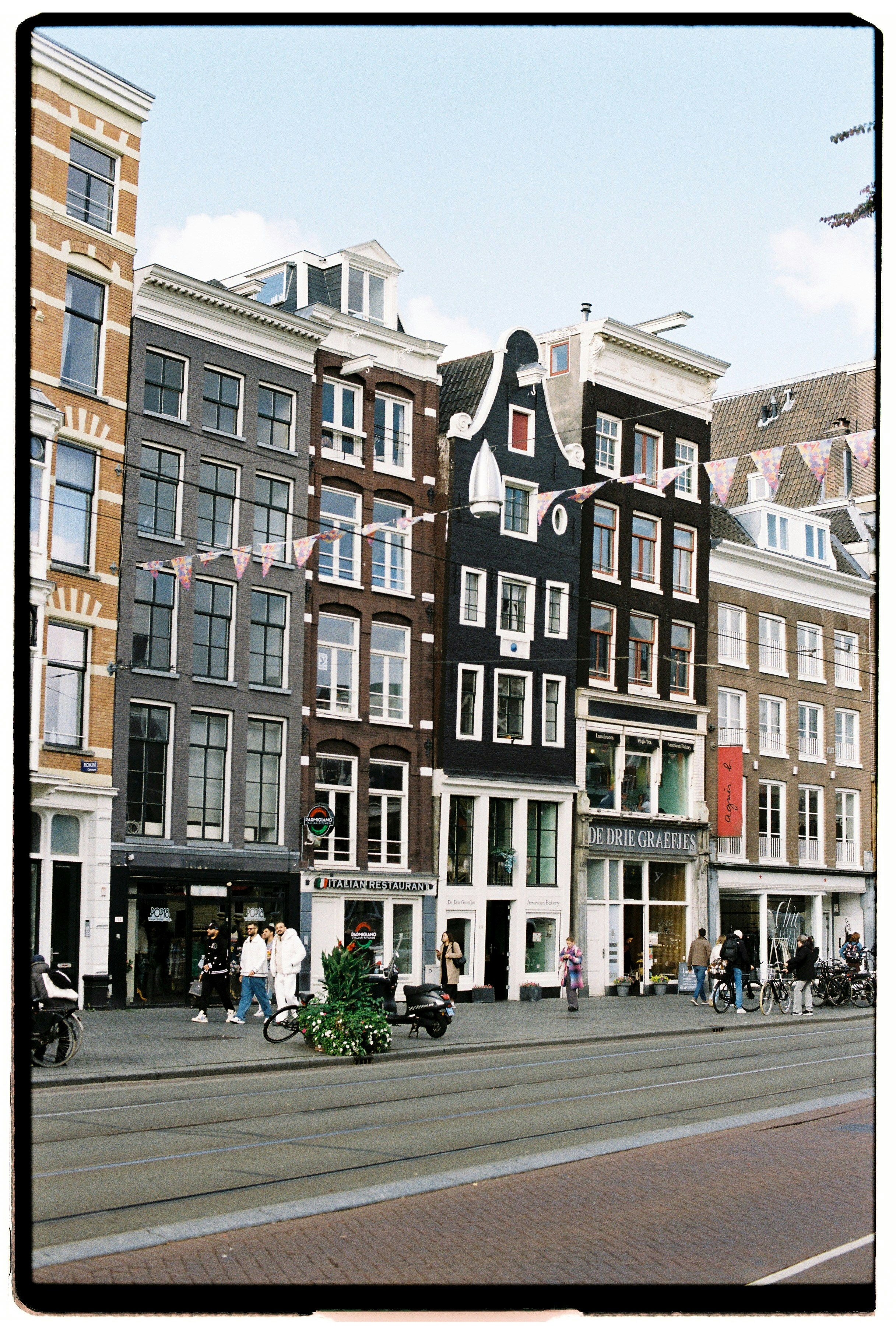 Charming Urban Facades: A Glimpse of Amsterdam's Architectural Heritage
