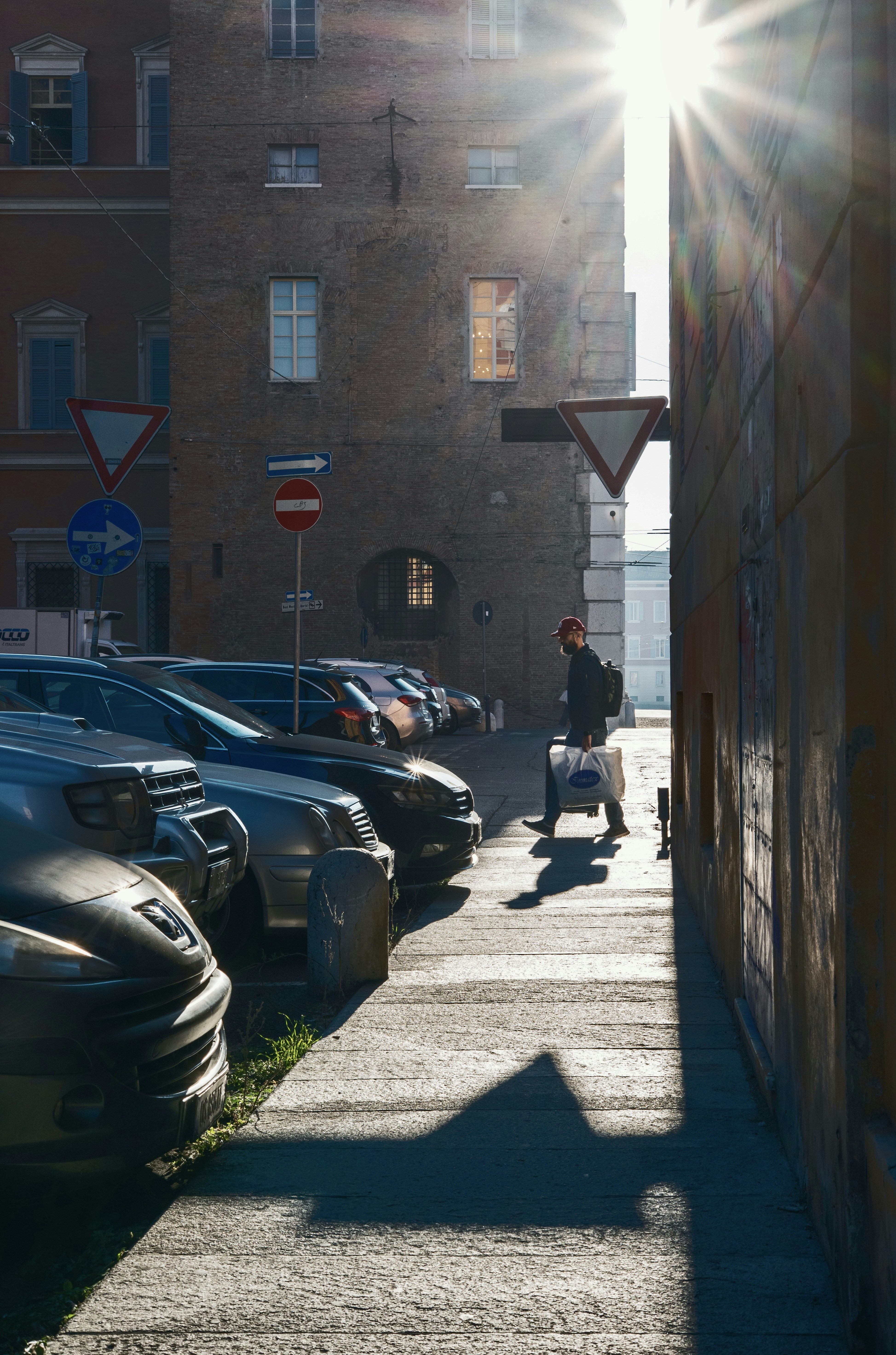 Urban Passage: A Journey Through Light and Shadow