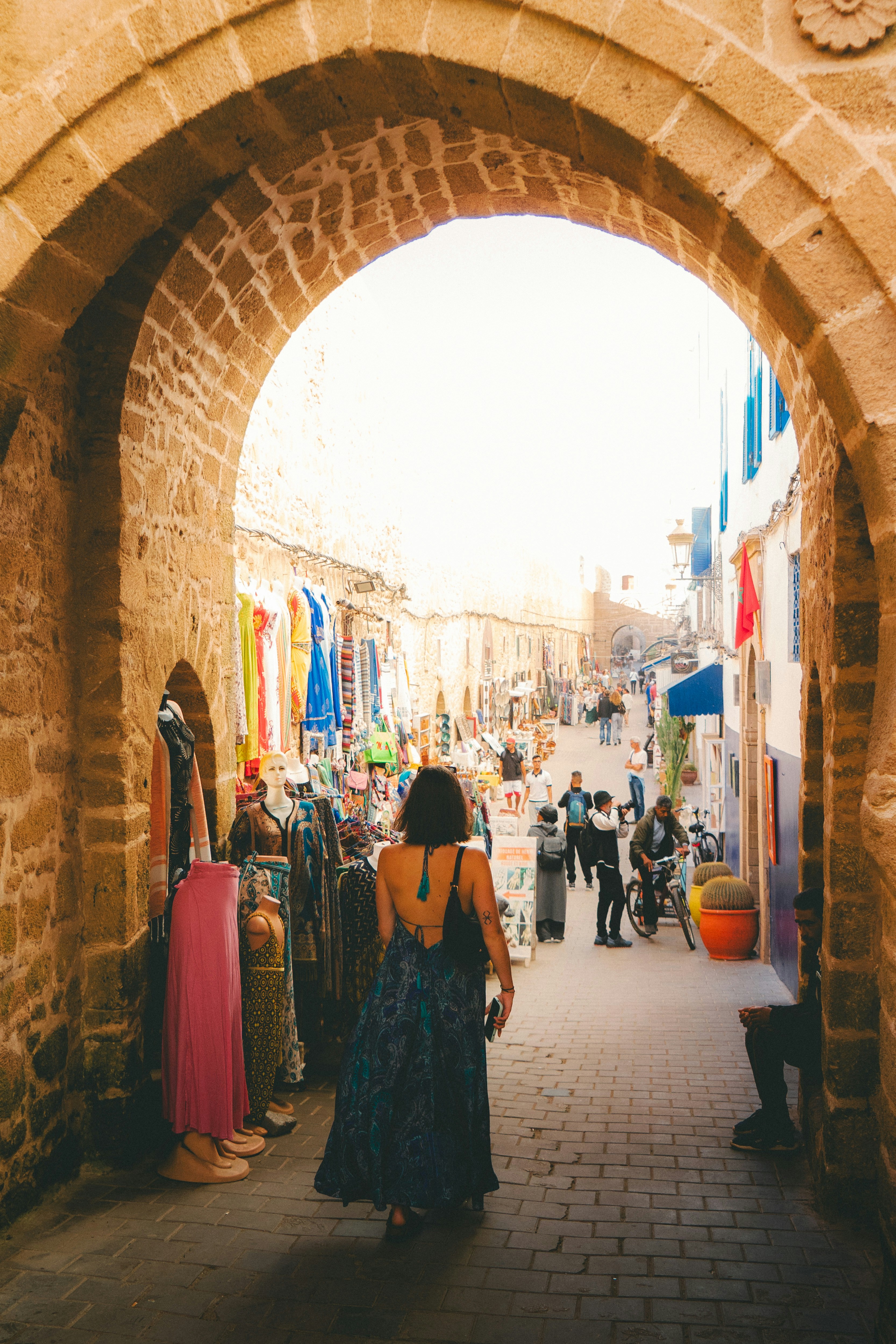 Archway to a Market of Colors