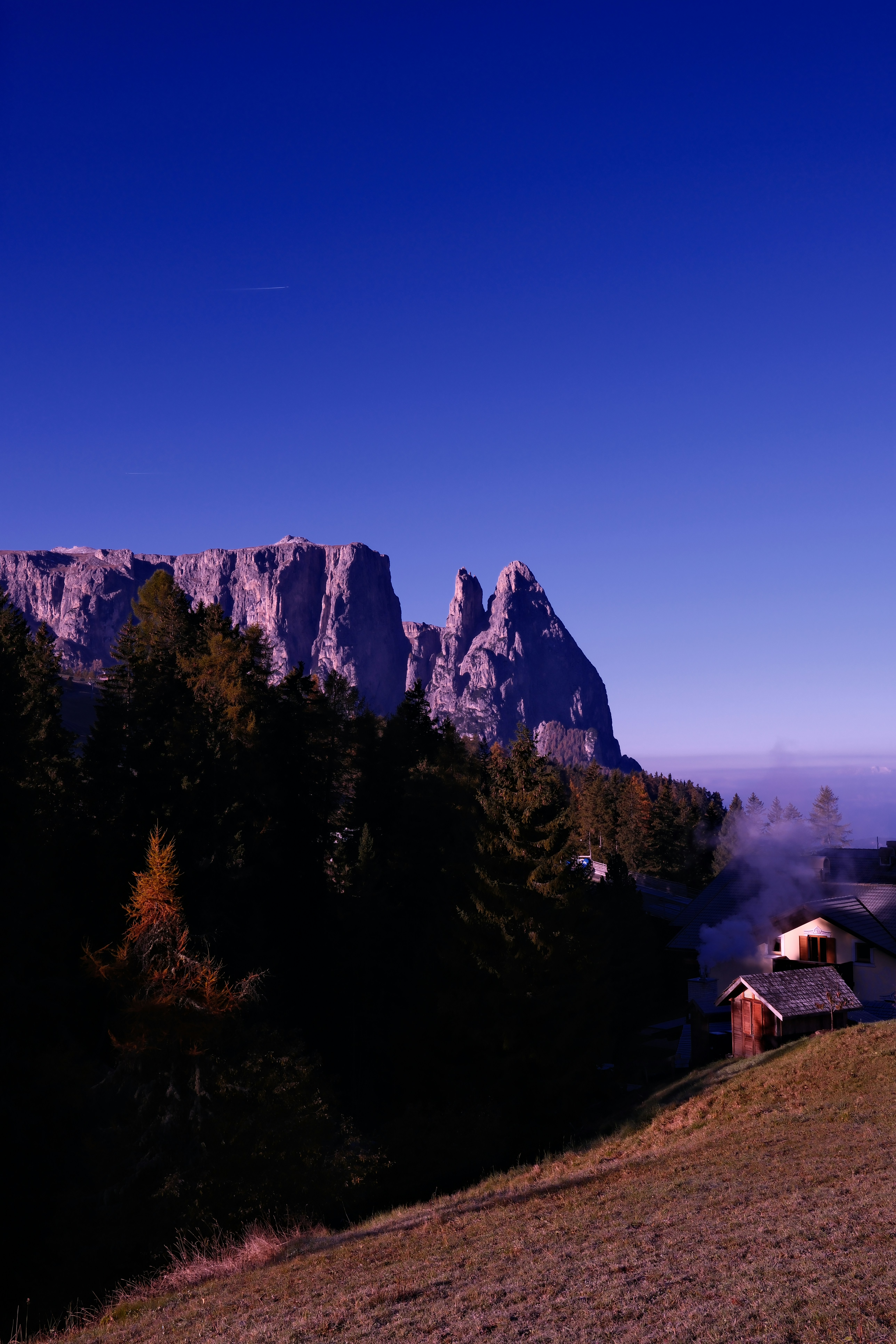 Whispers of Dawn at the Mountain's Edge