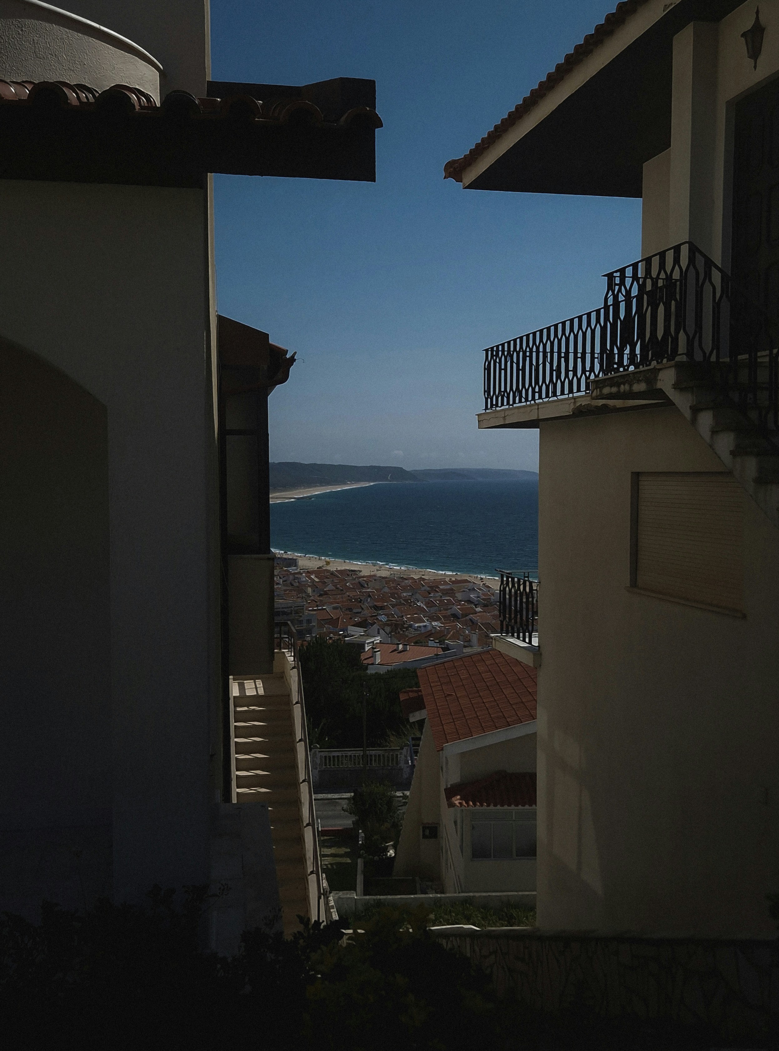 Seaside Serenity Framed by Architecture
