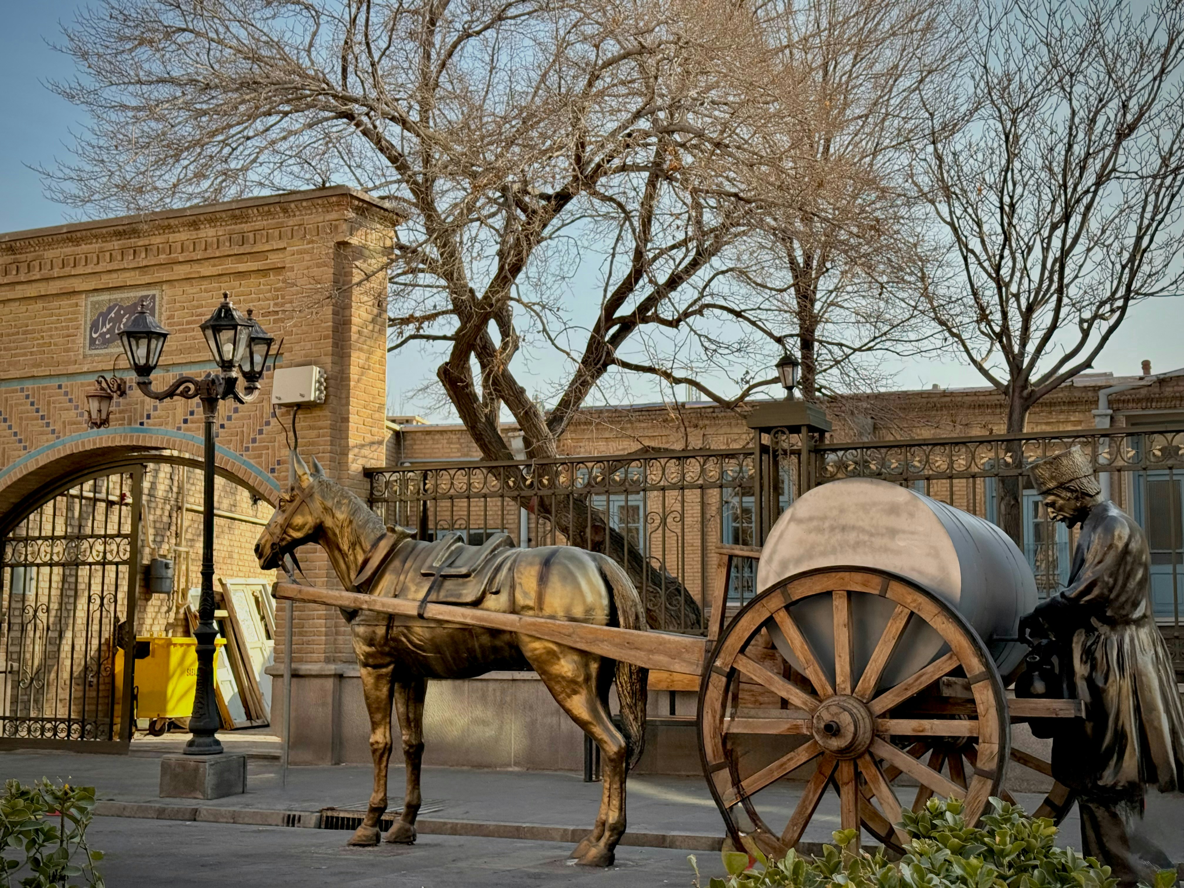 Echoes of a Bygone Era: The Bronze Carriage