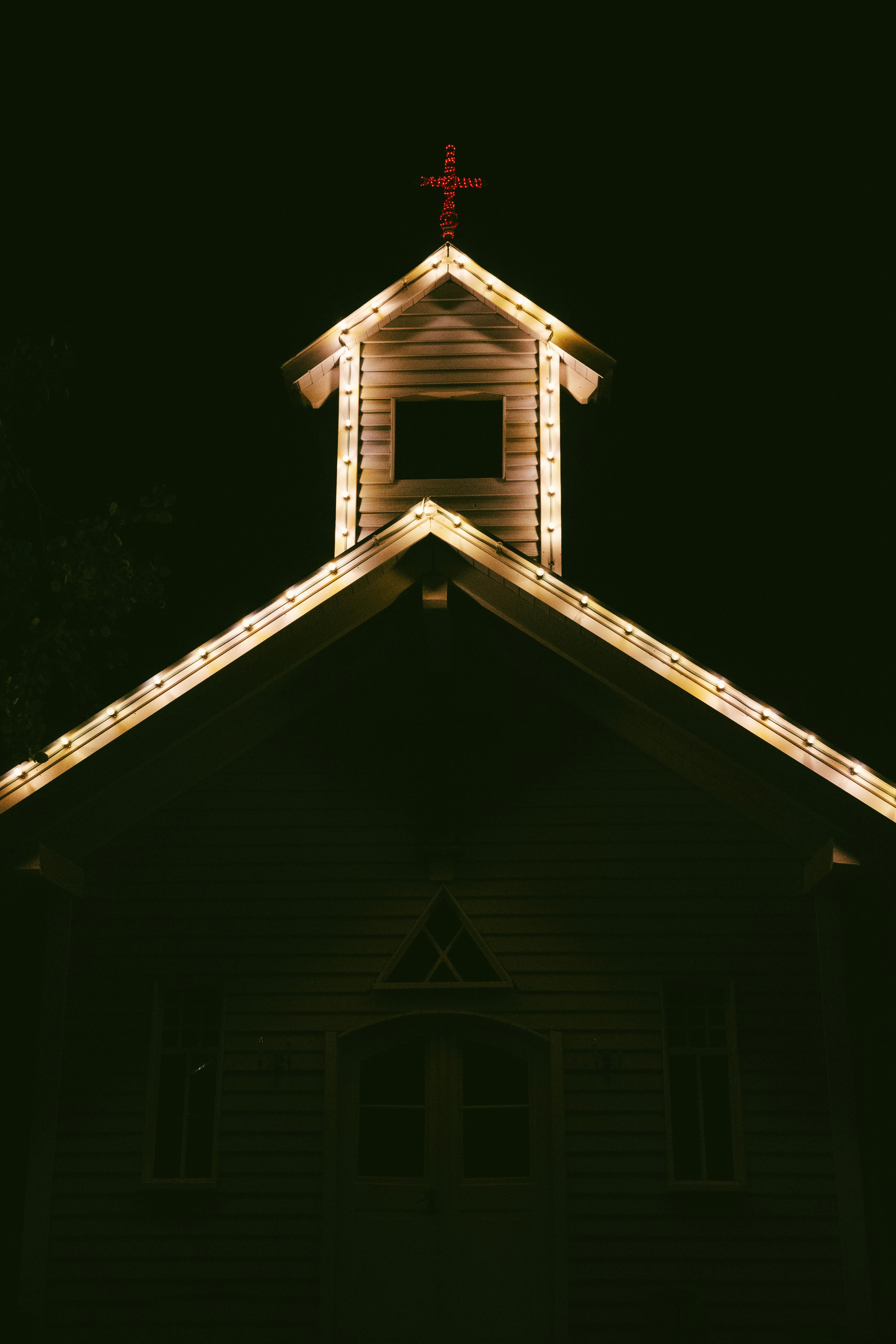 Illuminated Sanctuary: A Beacon in the Night